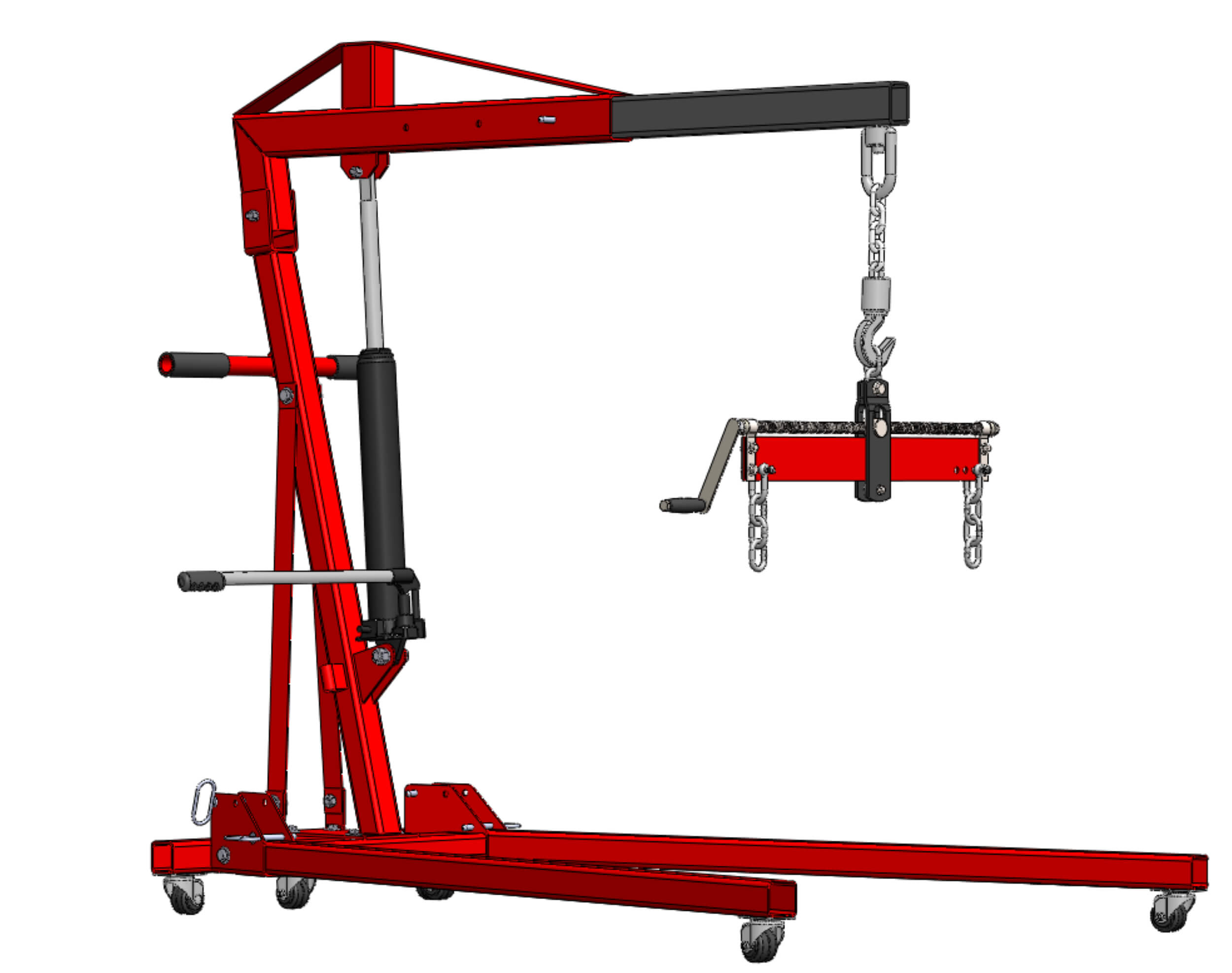 Jack Engine Crane Hoist Lifting Leveler Balancer Stabilizer - 3D Model ...