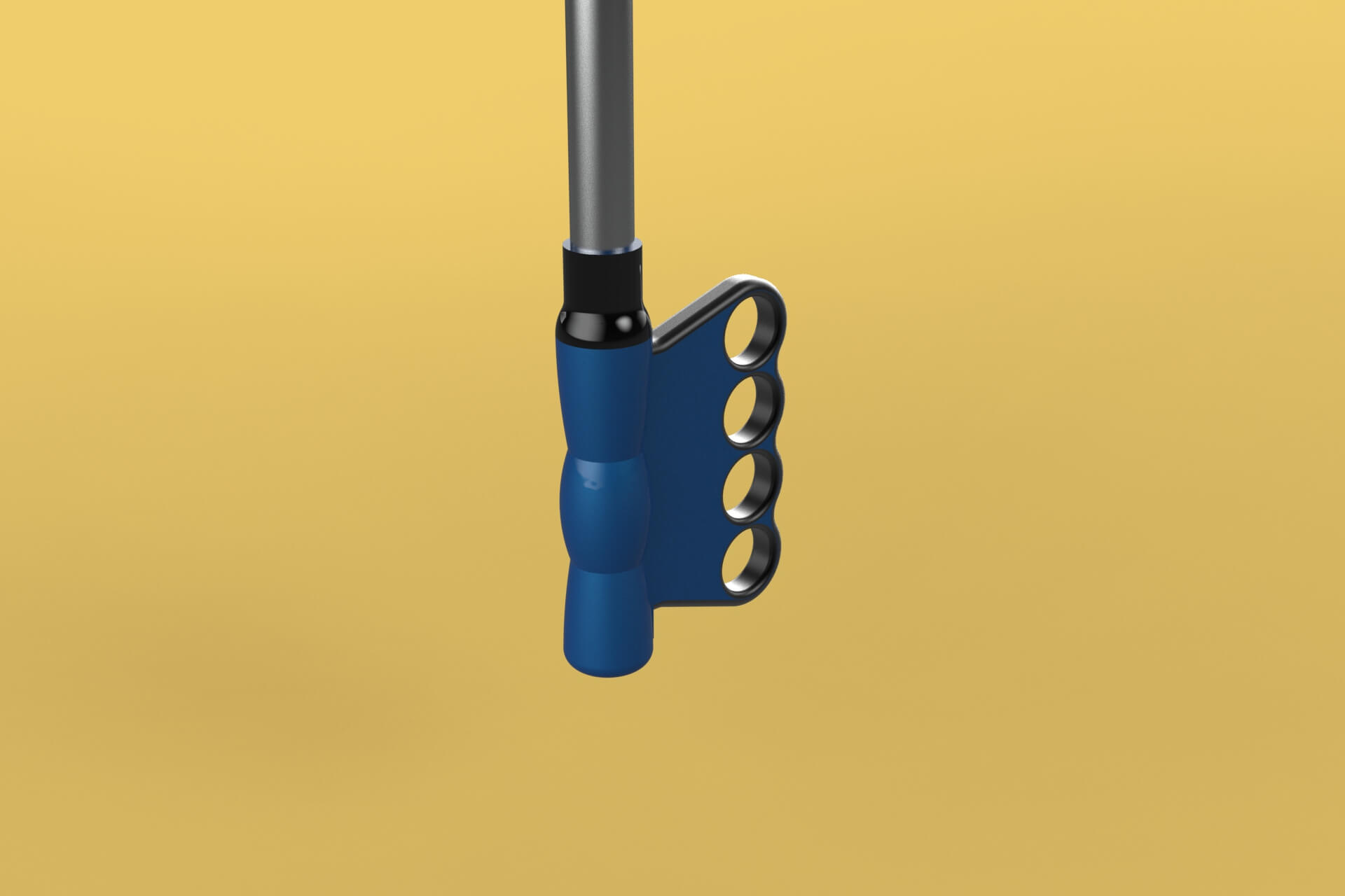 Knuckle Safe Umbrella Finger Hole Grip Texting in The Rain - 3D Model ...