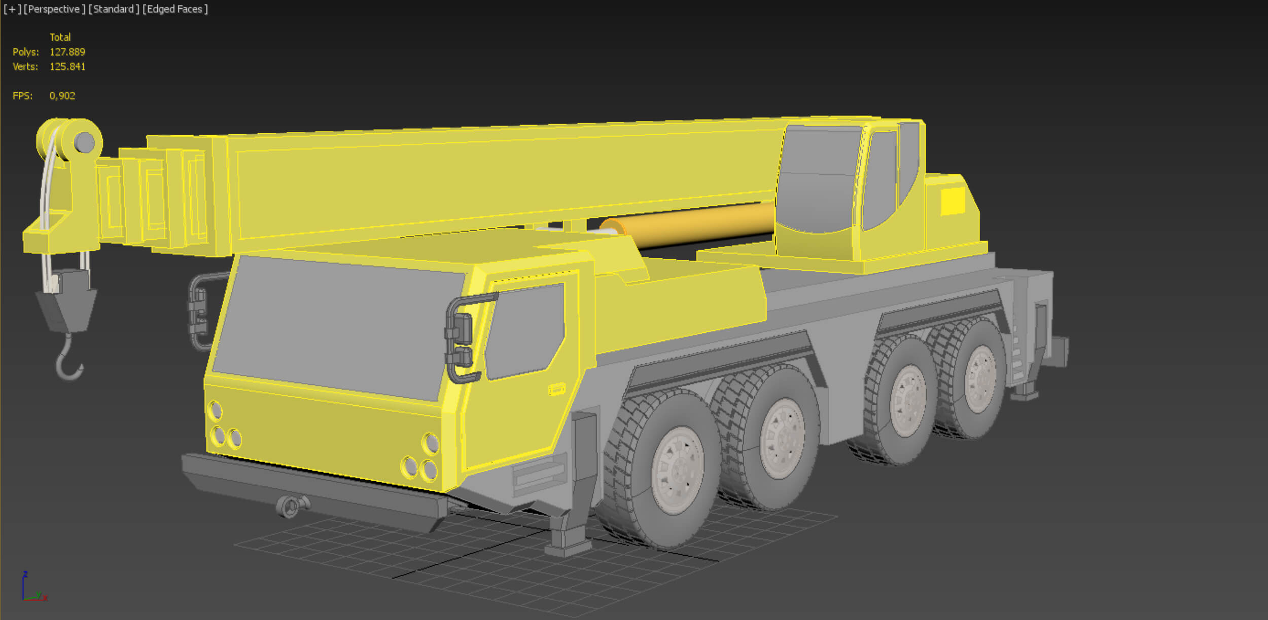 LIEBHERR LTM1070 LTM Telescopic Mobile Crane Crawler Truck - 3D Model ...