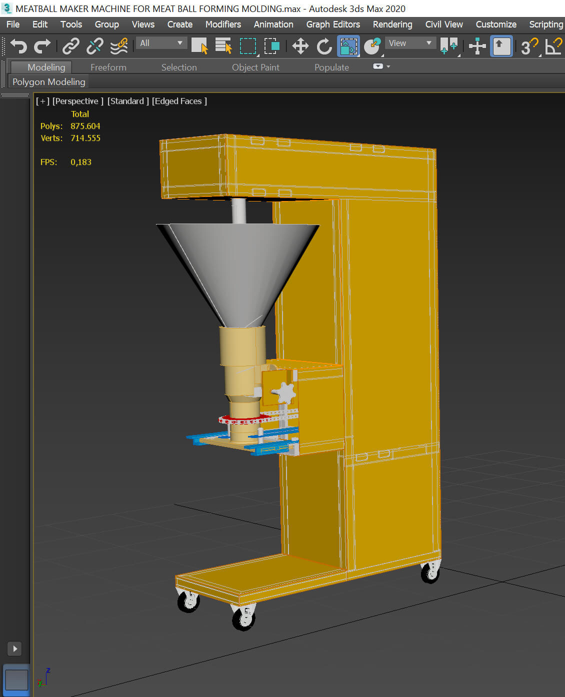 Meatball Maker - 3D Model by surf3d