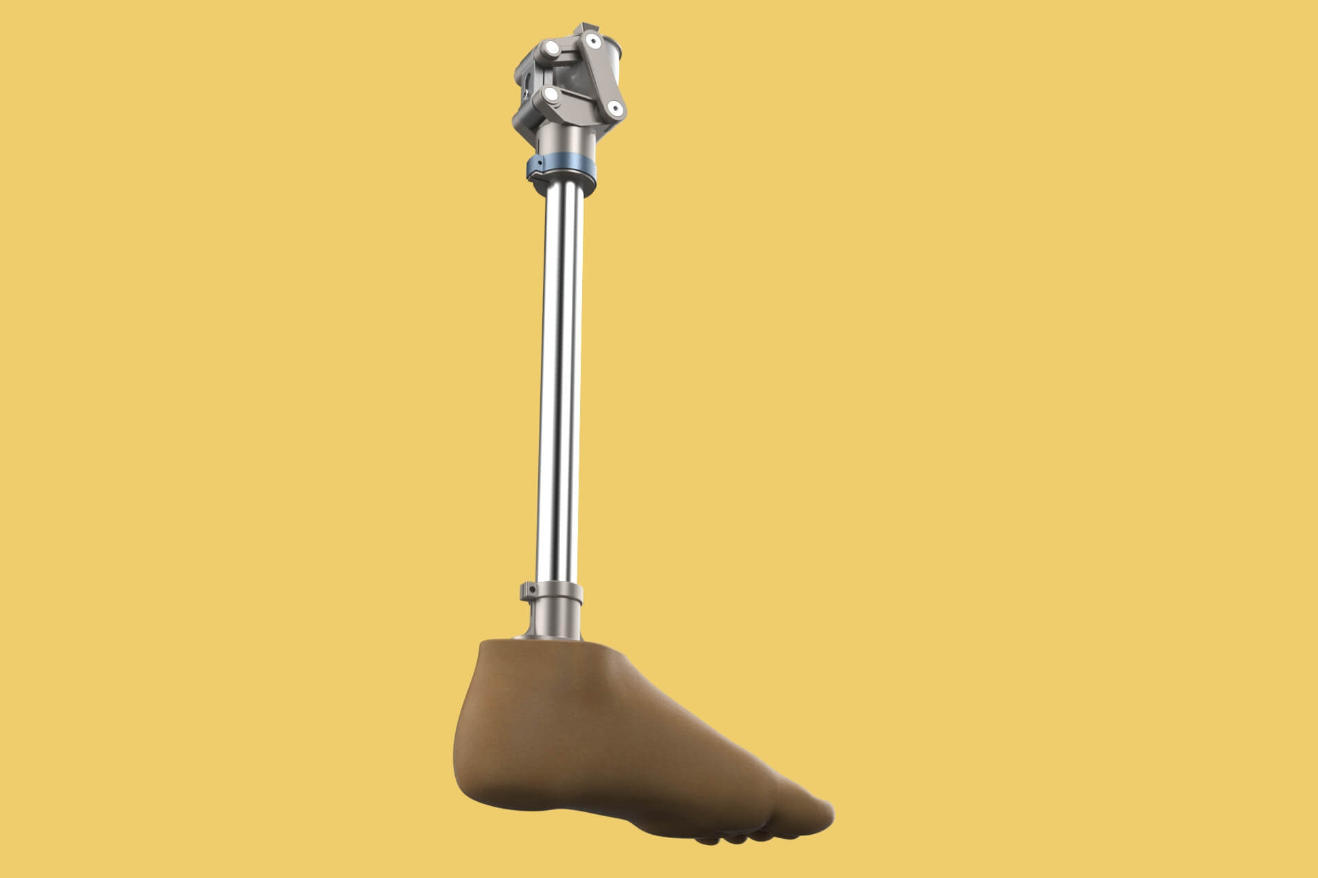 Medical Artificial Prosthetic Leg Mechanical Four Bar Joint - 3D Model ...