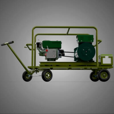 Military Army Tactical Power Generator Set Genset Diesel kVA - 3D Model ...