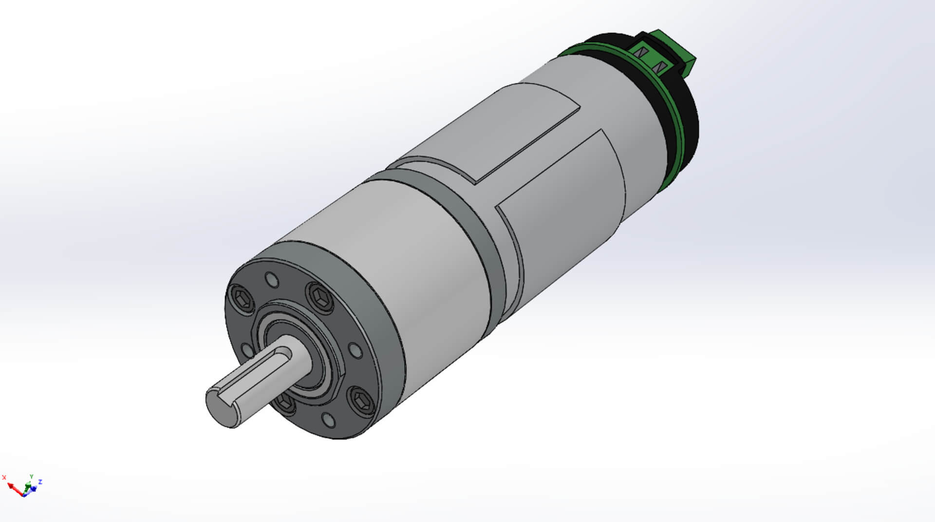 Motor Gear Planetary DC Electric Geared Torque - 3D Model by surf3d