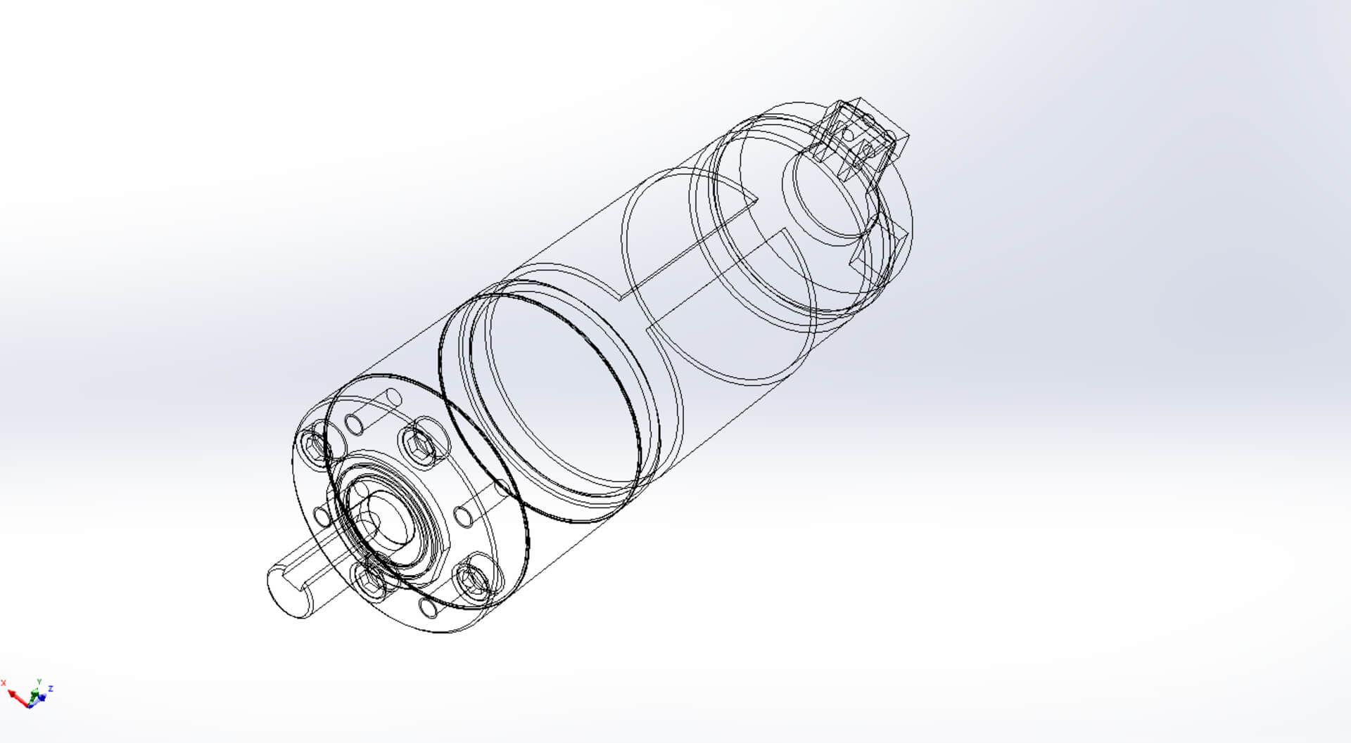 Motor Gear Planetary DC Electric Geared Torque - 3D Model by surf3d