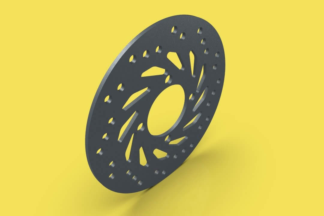 Motorcycle Disc Brake - 3D Model by surf3d