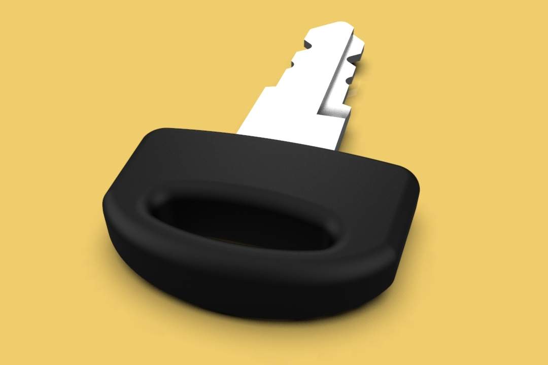 Motorcycle Key - 3D Model by surf3d