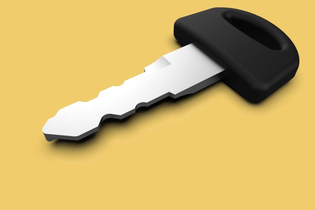 Motorcycle Key - 3D Model by surf3d