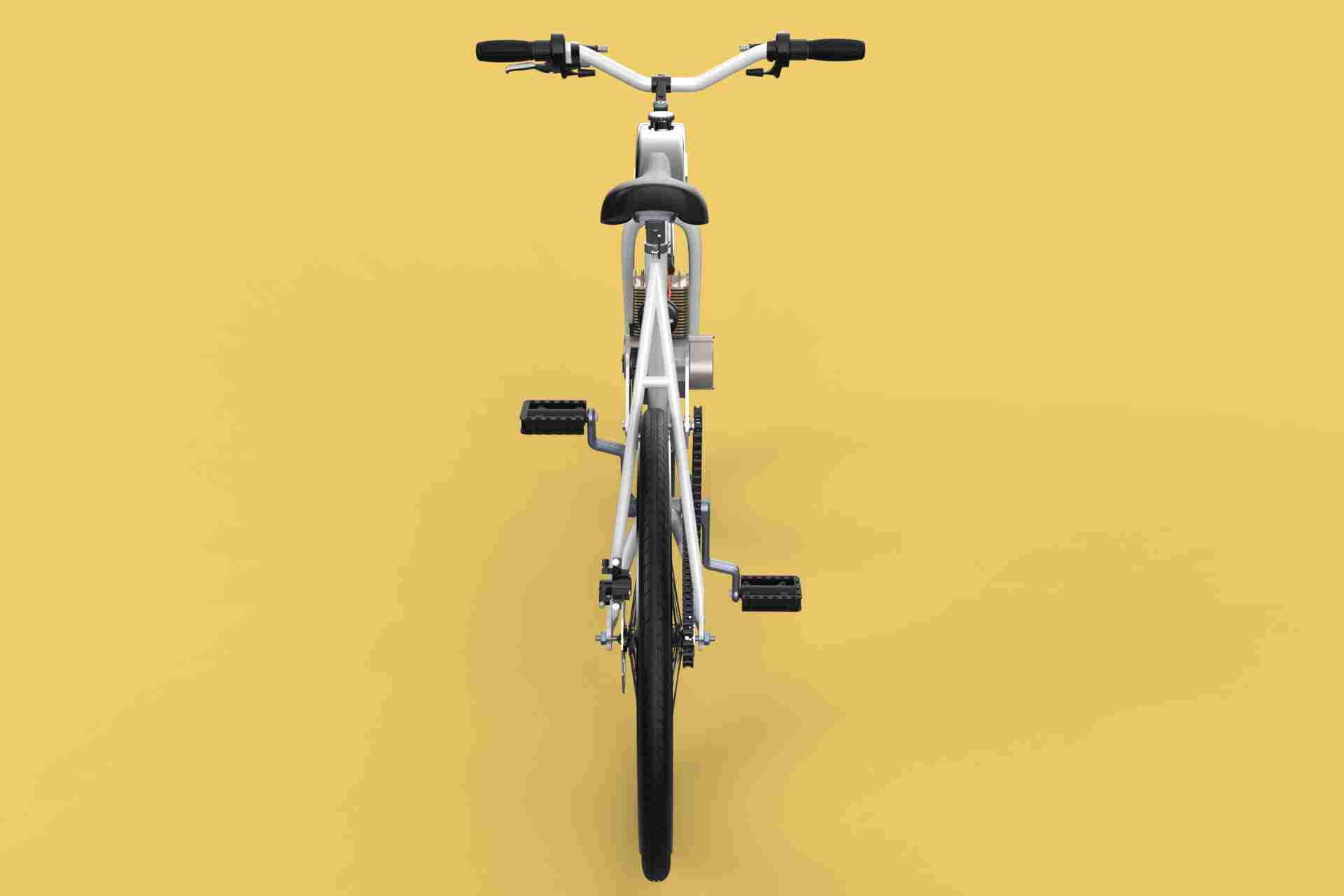 Petrol Engine BICYCLE - 3D Model by surf3d