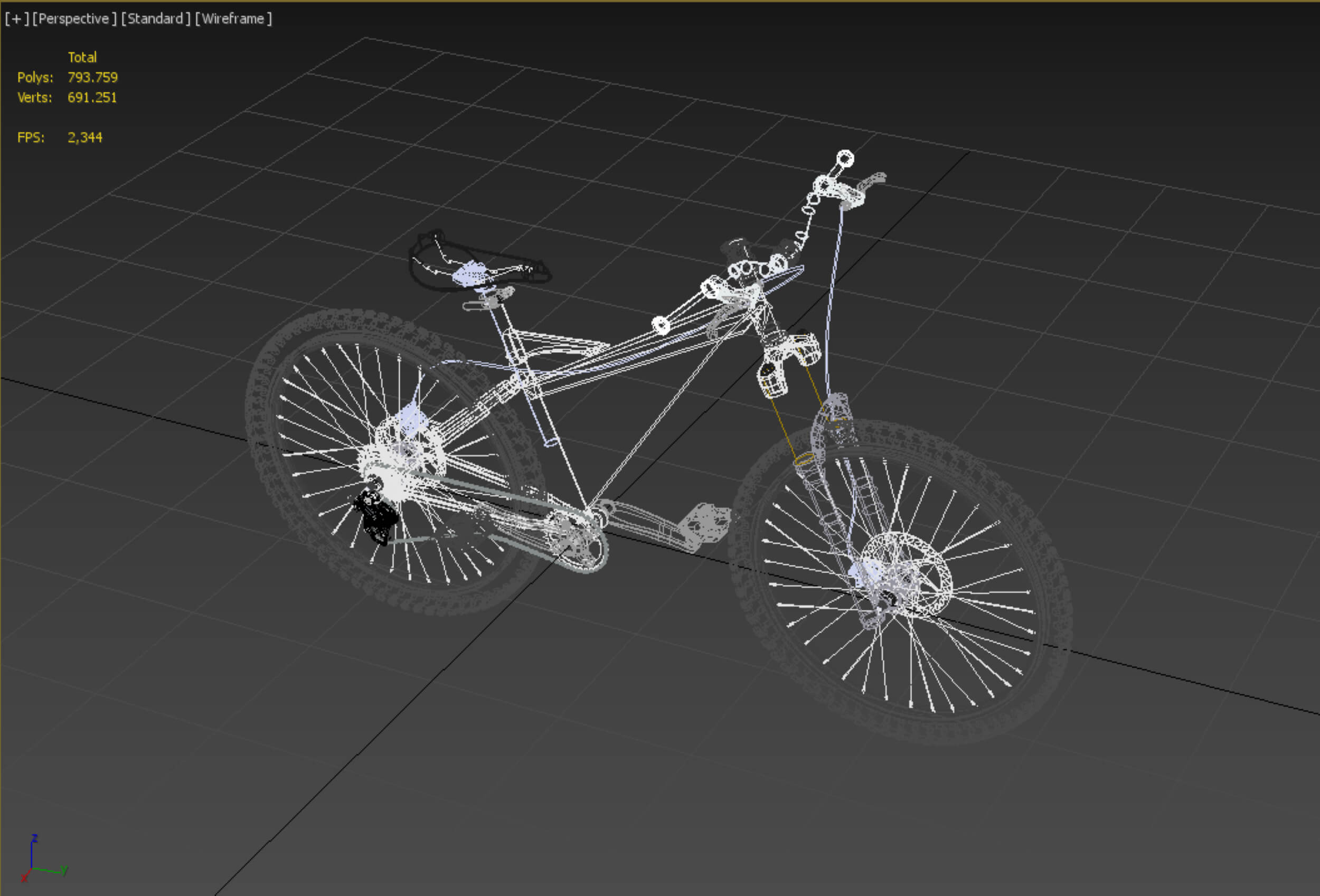 Mountain Bike Off Road Mtb Trail Bicycle Enduro Downhill - 3D Model by ...