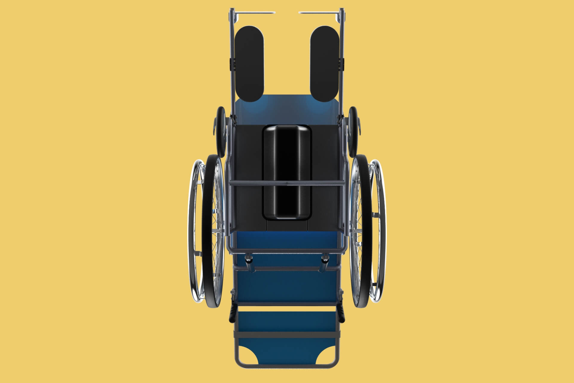 Multifunction Wheelchair Commode Closet Toilet Recline Fold - 3D Model ...