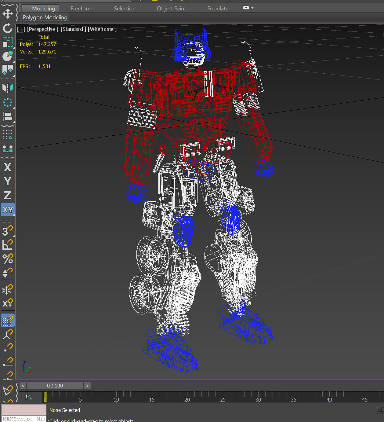 Optimus Prime Transformers Autobots - 3D Model by surf3d