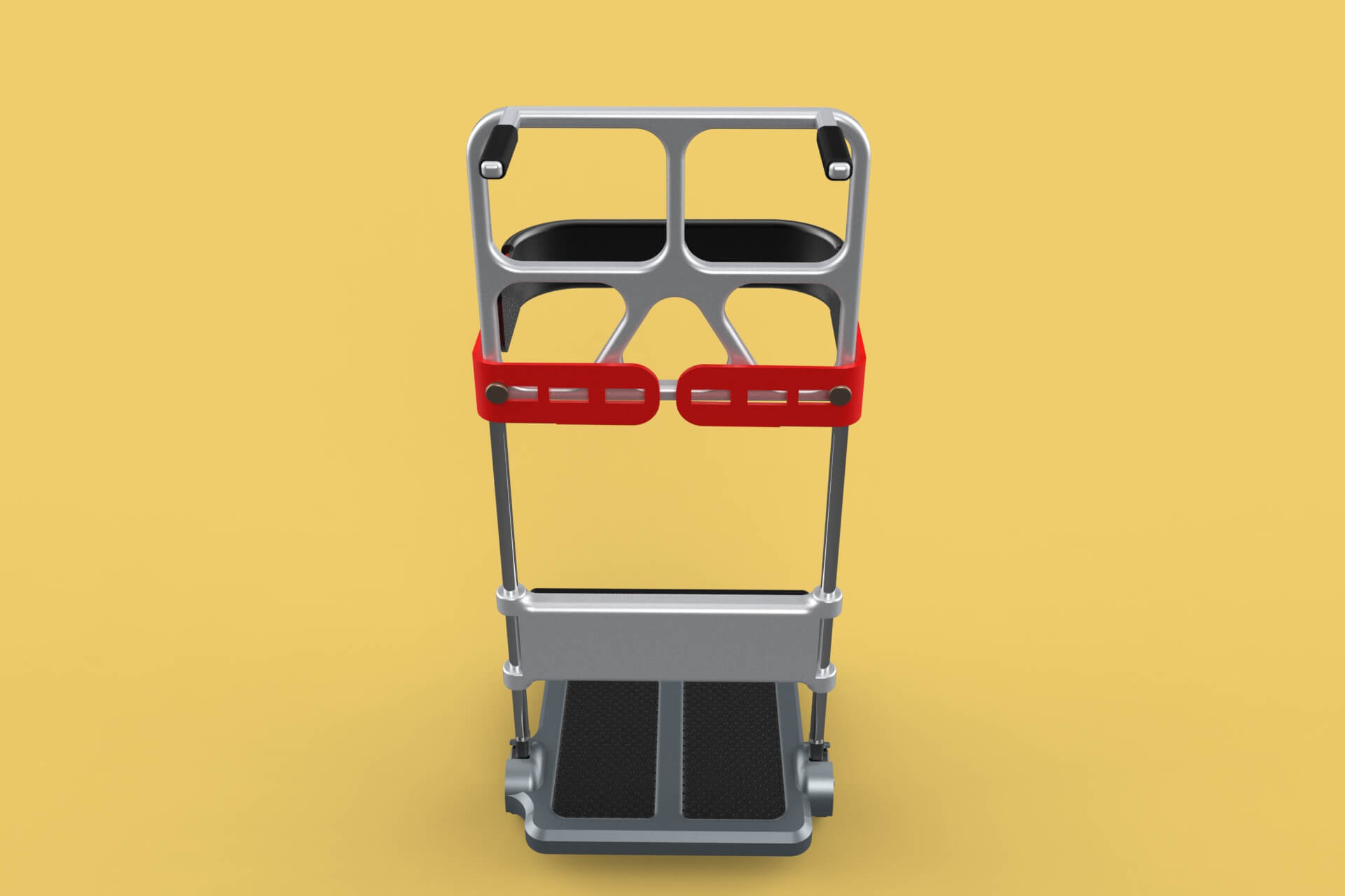 Patient Caregiver Raiser Sit Stand Transfer Lift Assist Cart - 3D Model ...