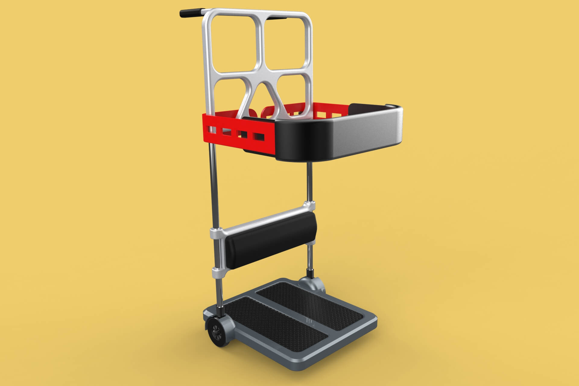 Patient Caregiver Raiser Sit Stand Transfer Lift Assist Cart - 3D Model ...