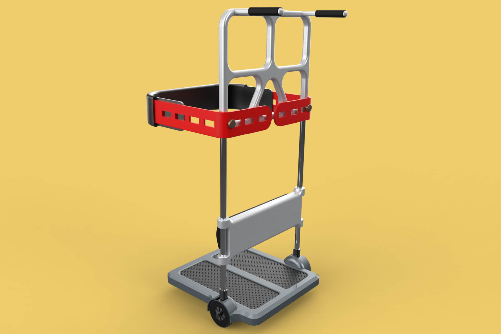 Patient Caregiver Raiser Sit Stand Transfer Lift Assist Cart - 3D Model ...