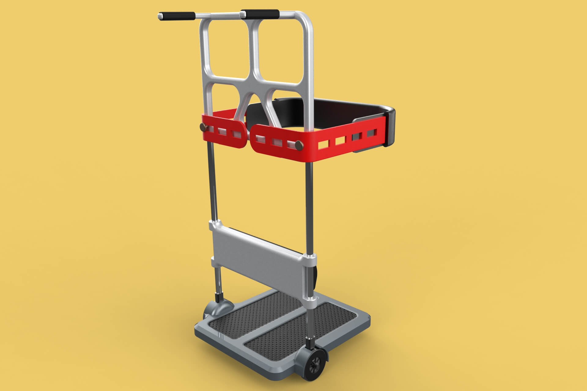Patient Caregiver Raiser Sit Stand Transfer Lift Assist Cart - 3D Model ...