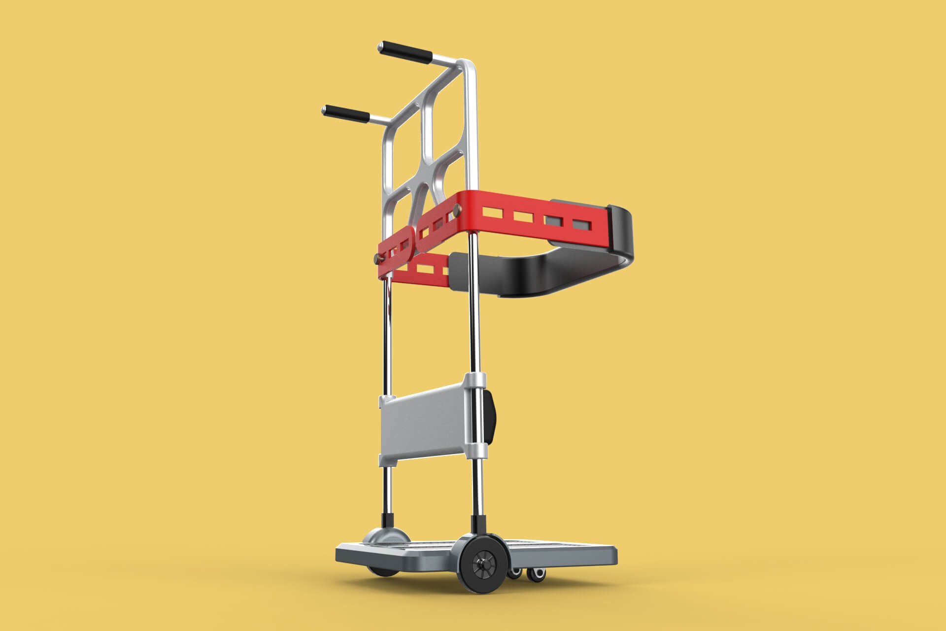 Patient Caregiver Raiser Sit Stand Transfer Lift Assist Cart - 3D Model ...