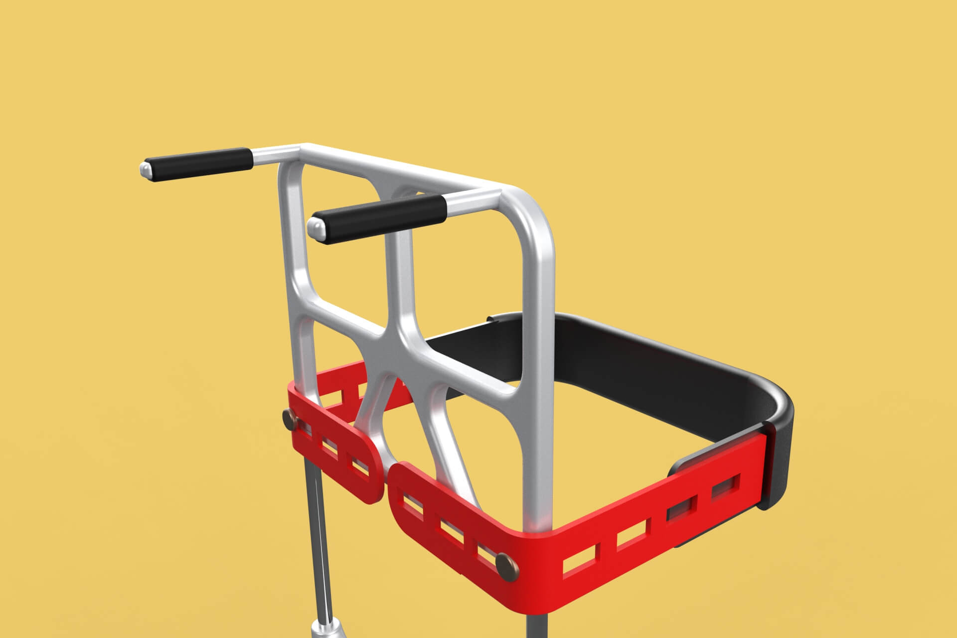 Patient Caregiver Raiser Sit Stand Transfer Lift Assist Cart - 3D Model ...