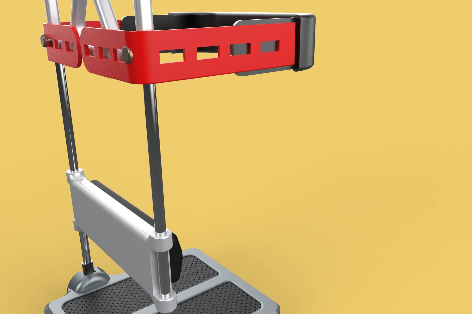 Patient Caregiver Raiser Sit Stand Transfer Lift Assist Cart - 3D Model ...