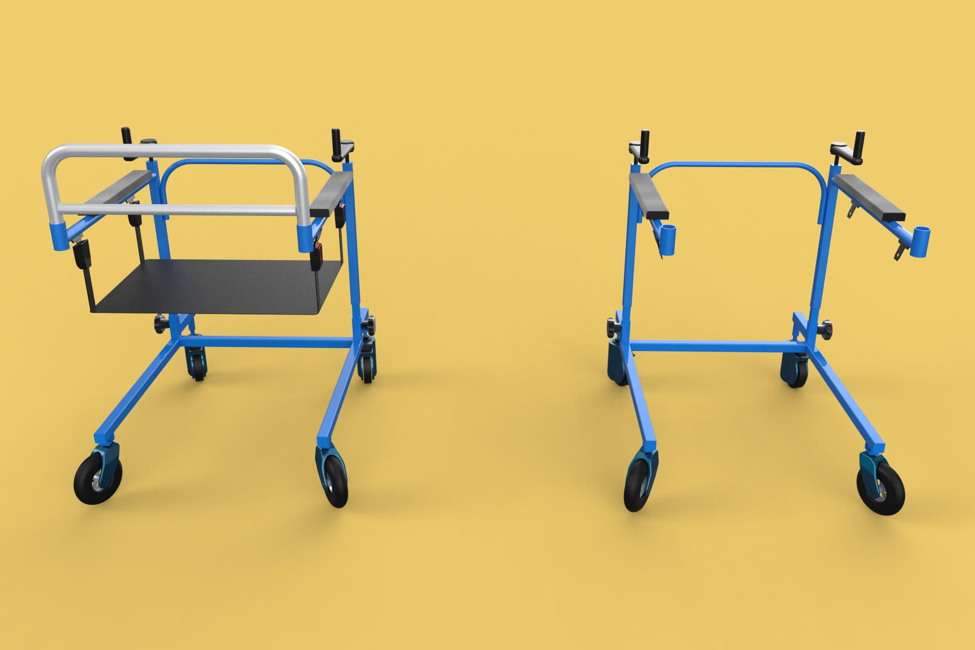 Pediatric Gait Trainers Walker Walking Aids Seat Rollator - 3D Model by ...