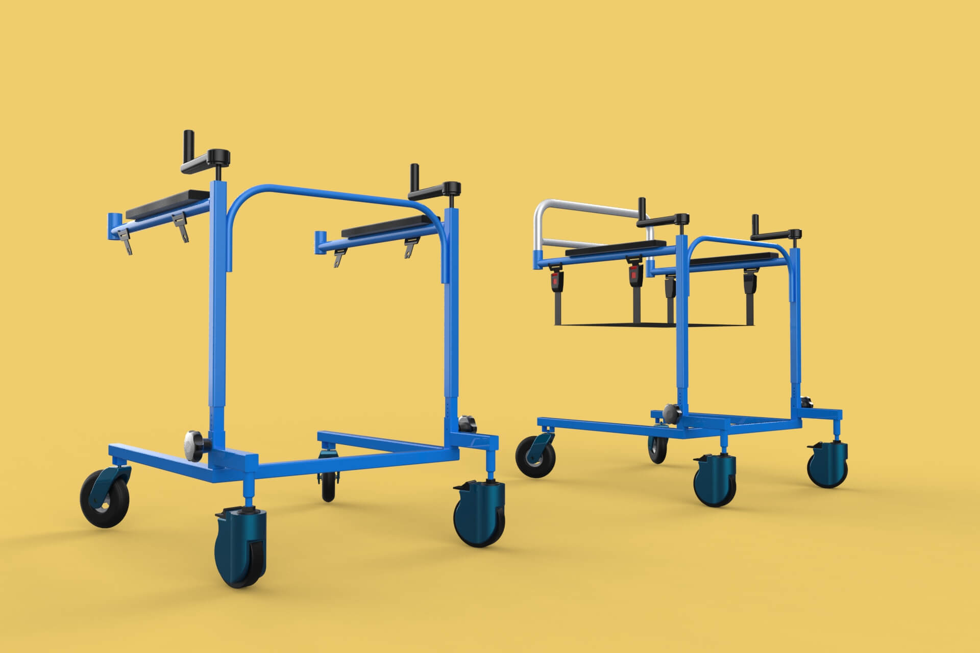 Pediatric Gait Trainers Walker Walking Aids Seat Rollator - 3D Model by ...