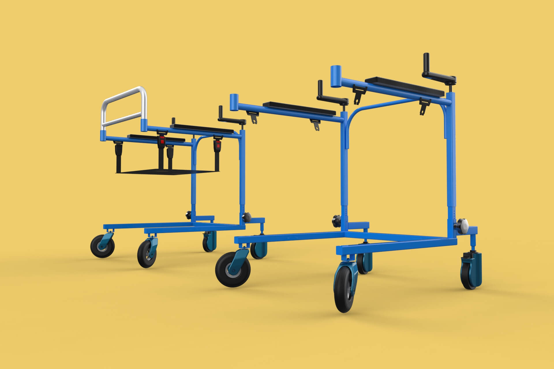 Pediatric Gait Trainers Walker Walking Aids Seat Rollator - 3D Model by ...