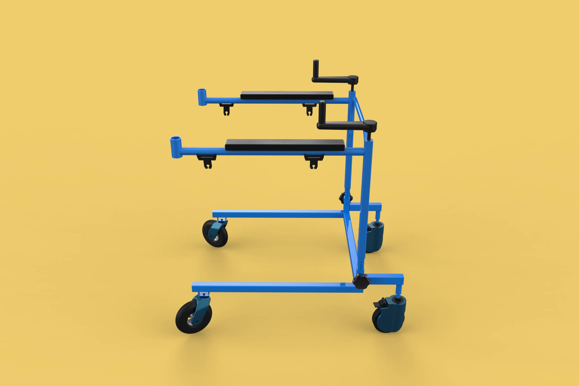 Pediatric Gait Trainers Walker Walking Aids Seat Rollator - 3D Model by ...