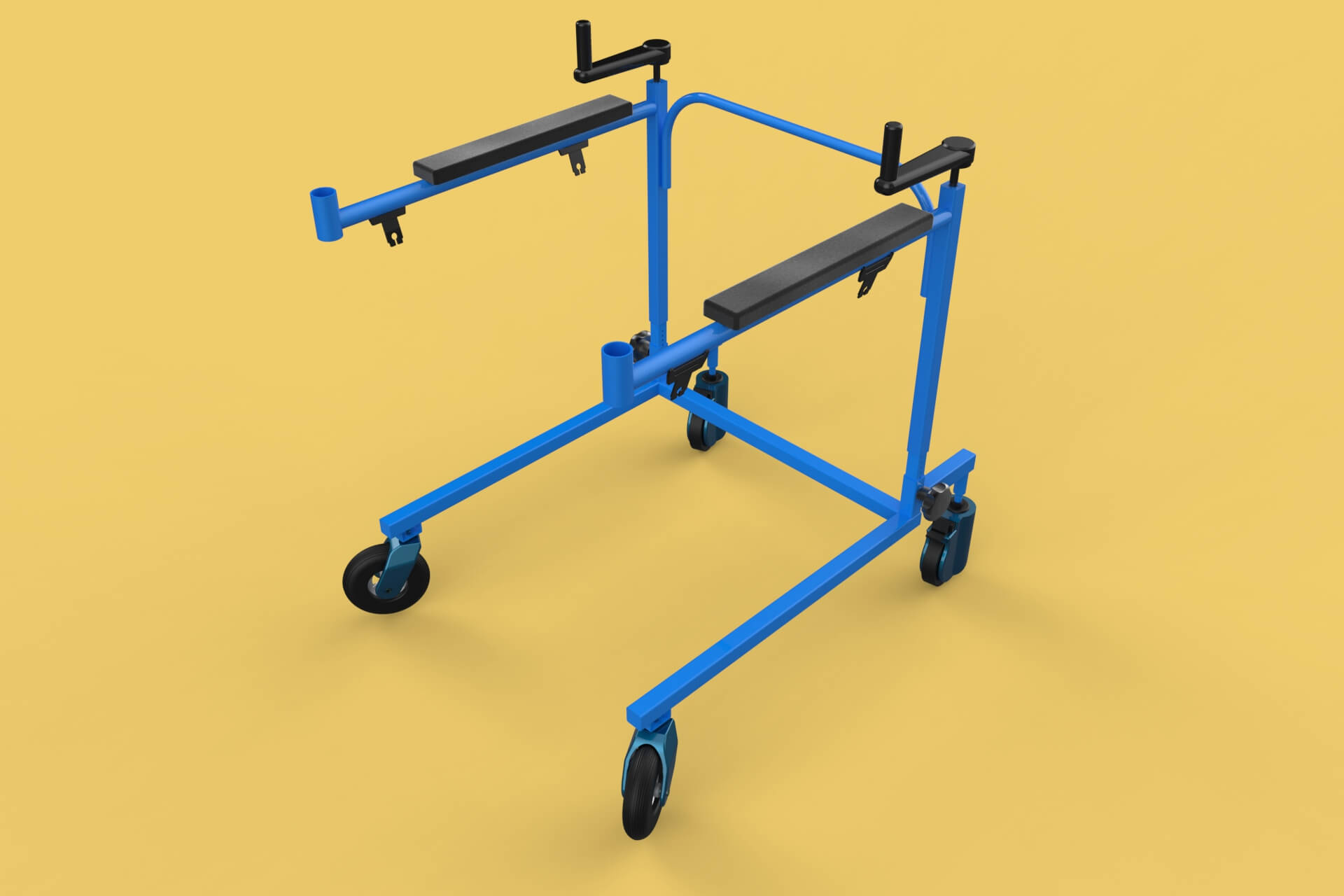 Pediatric Gait Trainers Walker Walking Aids Seat Rollator - 3D Model by ...