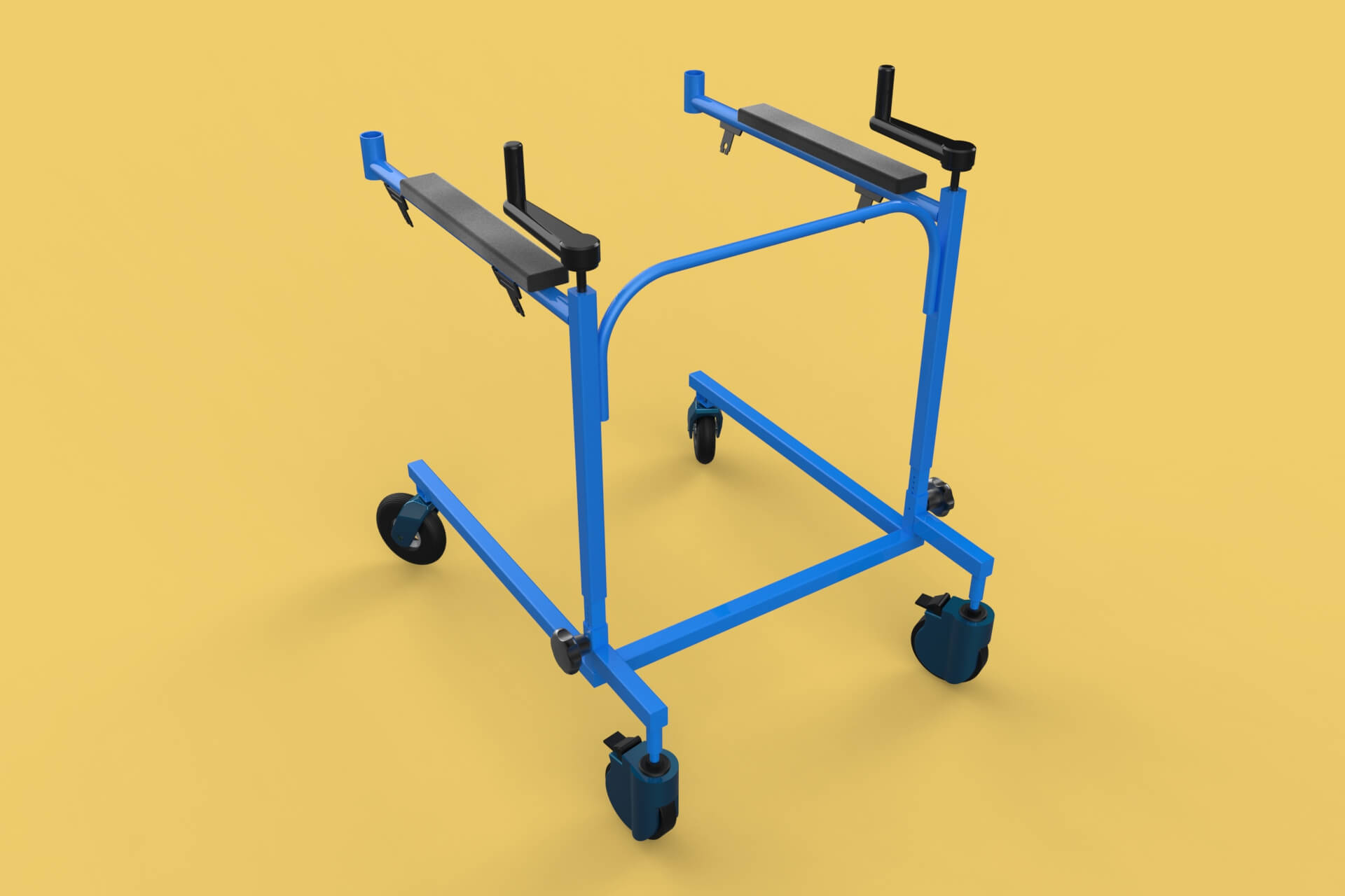 Pediatric Gait Trainers Walker Walking Aids Seat Rollator - 3D Model by ...
