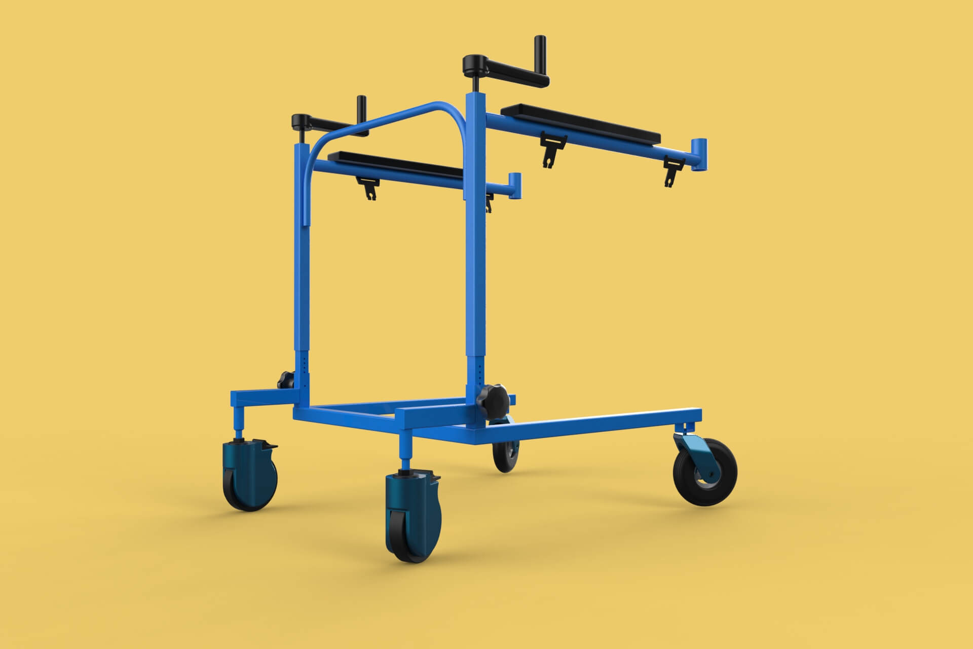 Pediatric Gait Trainers Walker Walking Aids Seat Rollator - 3D Model by ...