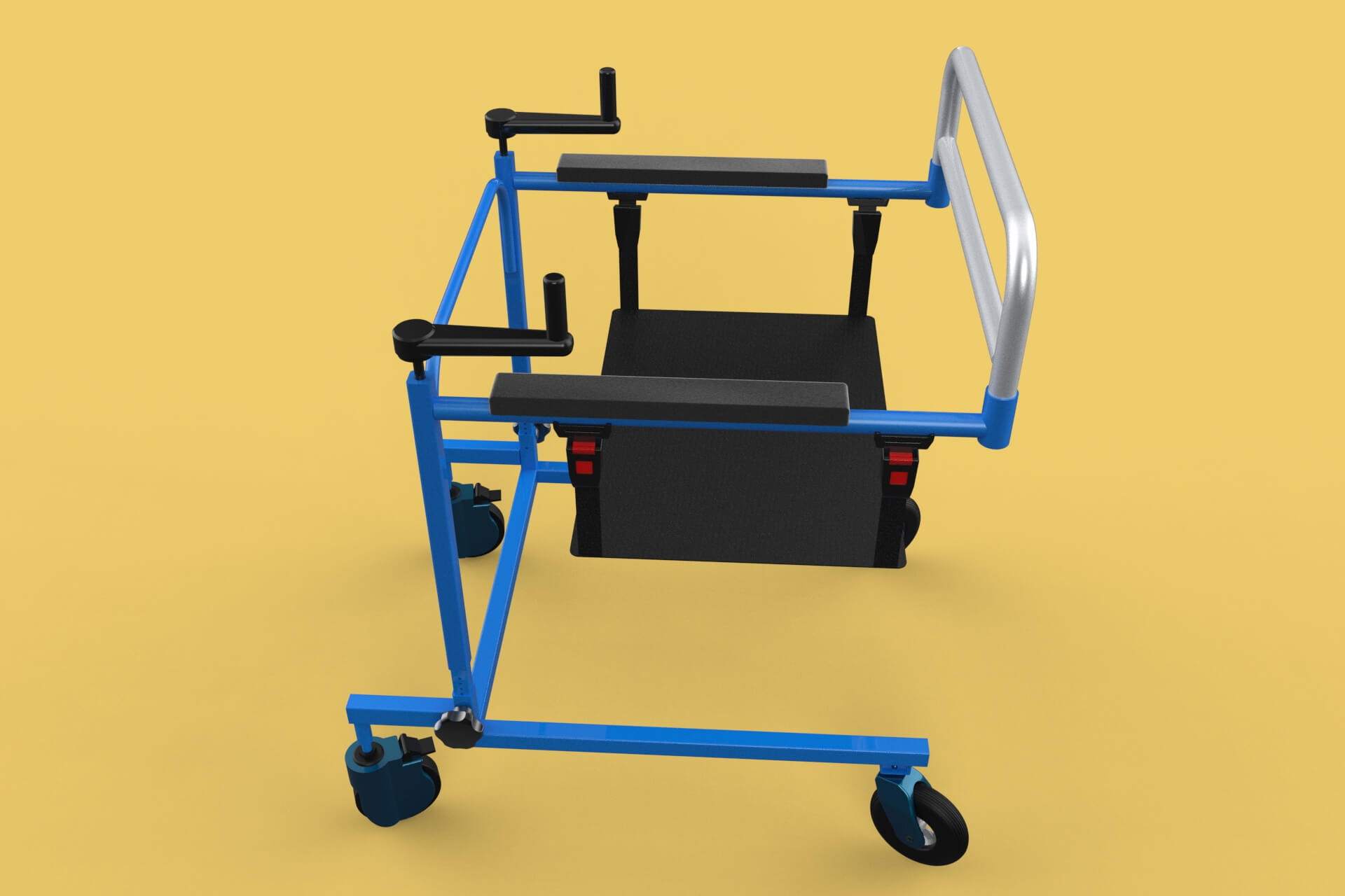 Pediatric Gait Trainers Walker Walking Aids Seat Rollator - 3D Model by ...