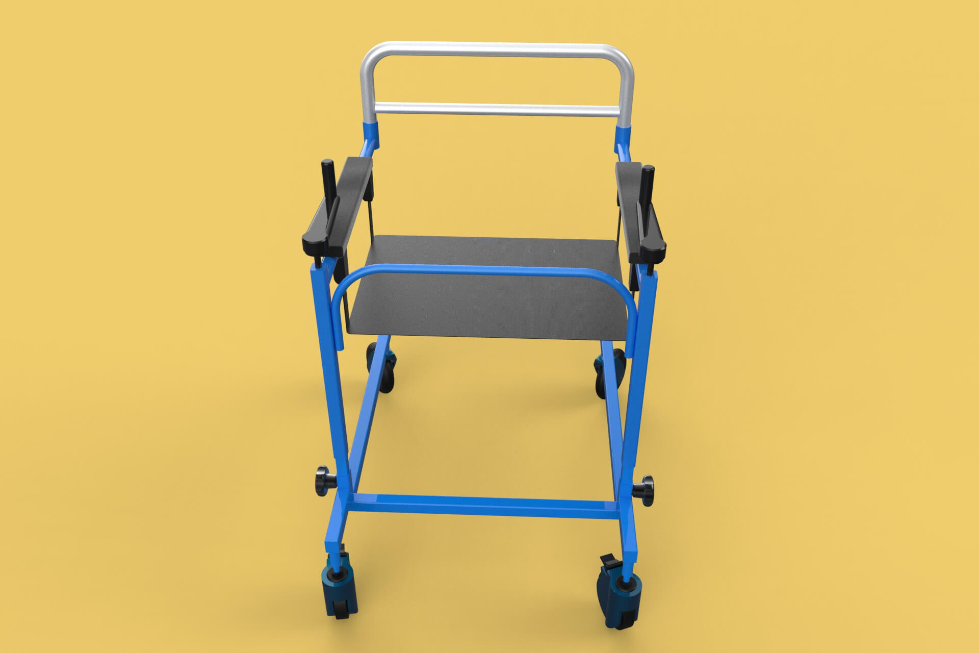 Pediatric Gait Trainers Walker Walking Aids Seat Rollator - 3D Model by ...