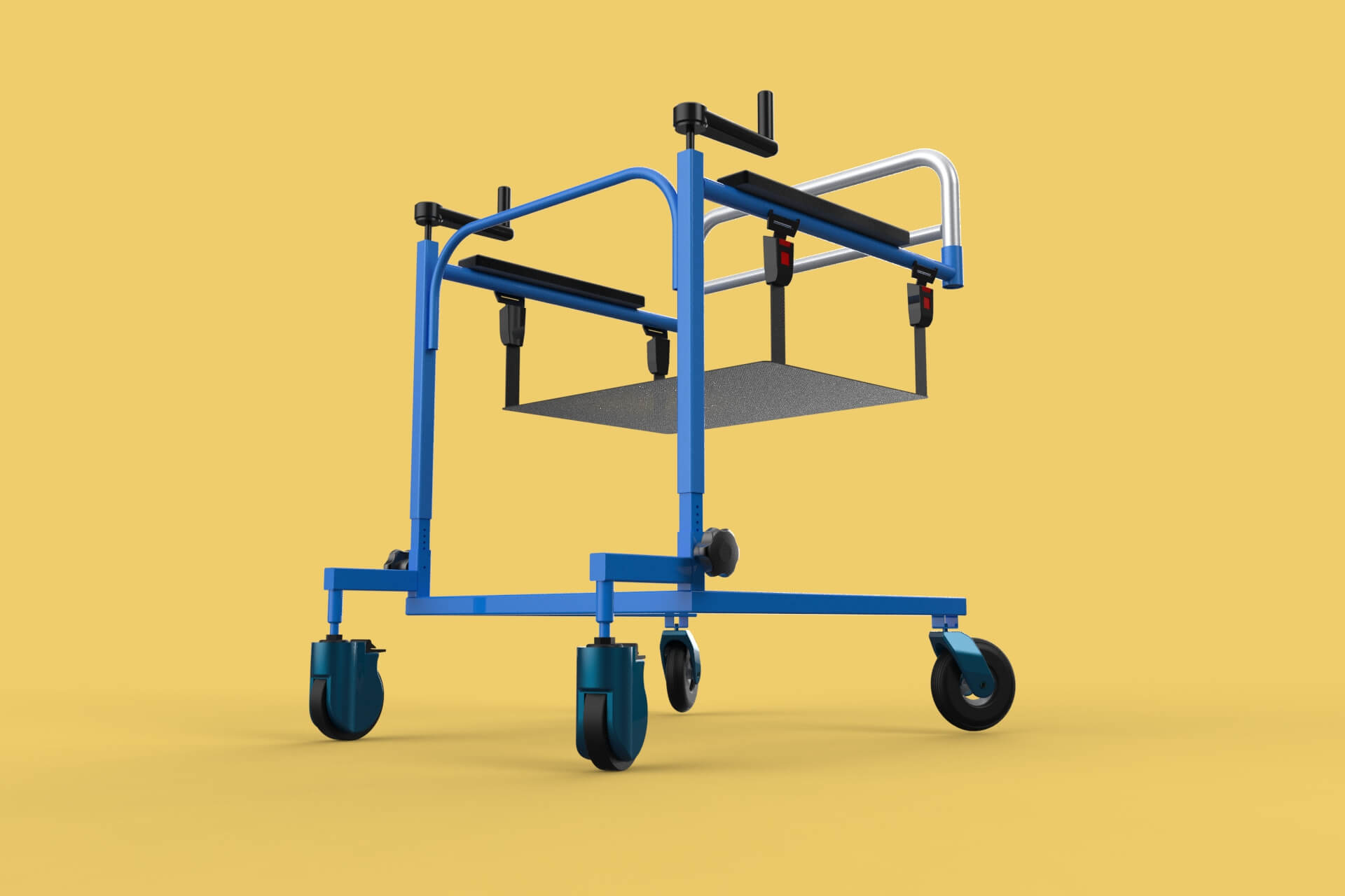 Pediatric Gait Trainers Walker Walking Aids Seat Rollator - 3D Model by ...