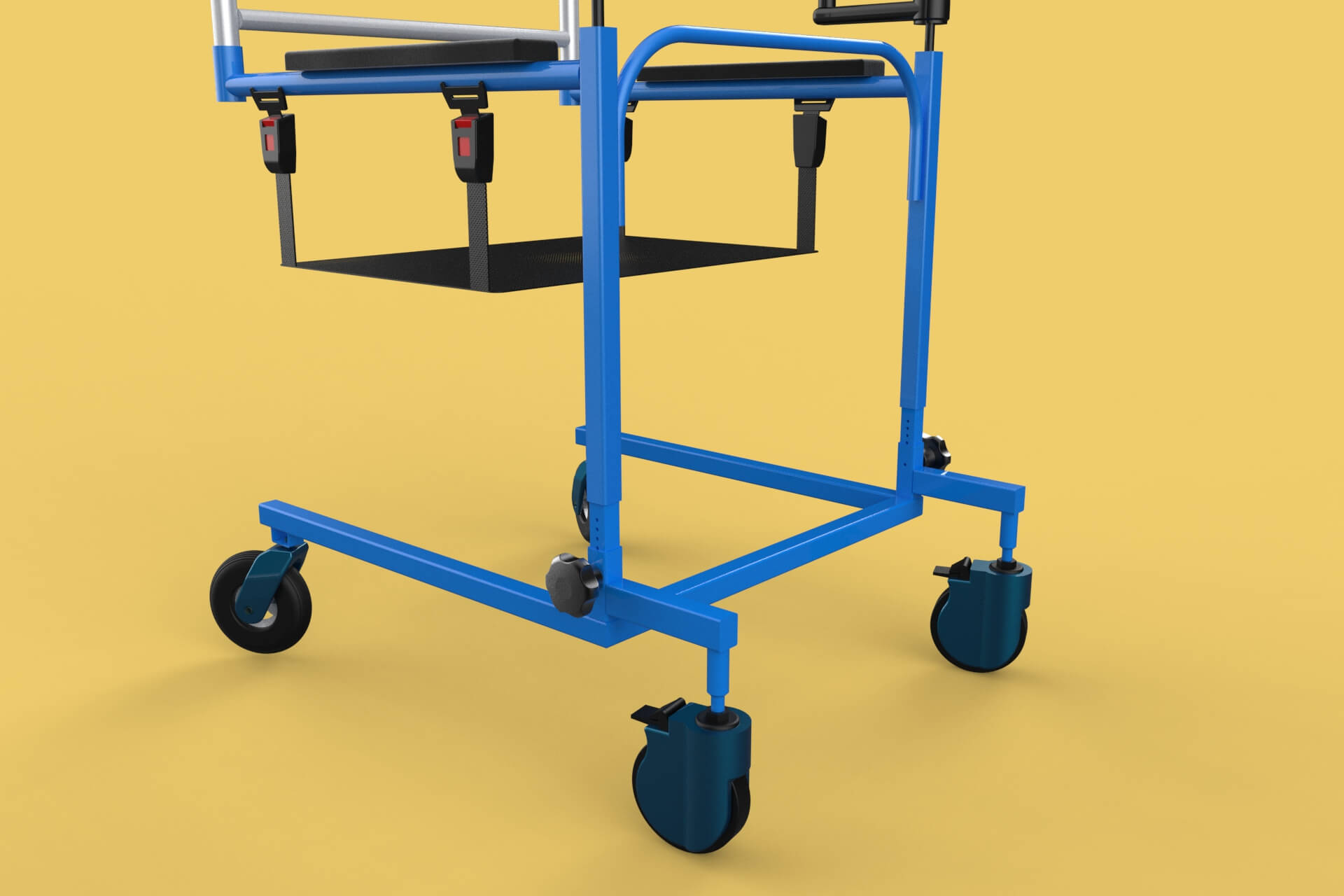 Pediatric Gait Trainers Walker Walking Aids Seat Rollator - 3D Model by ...