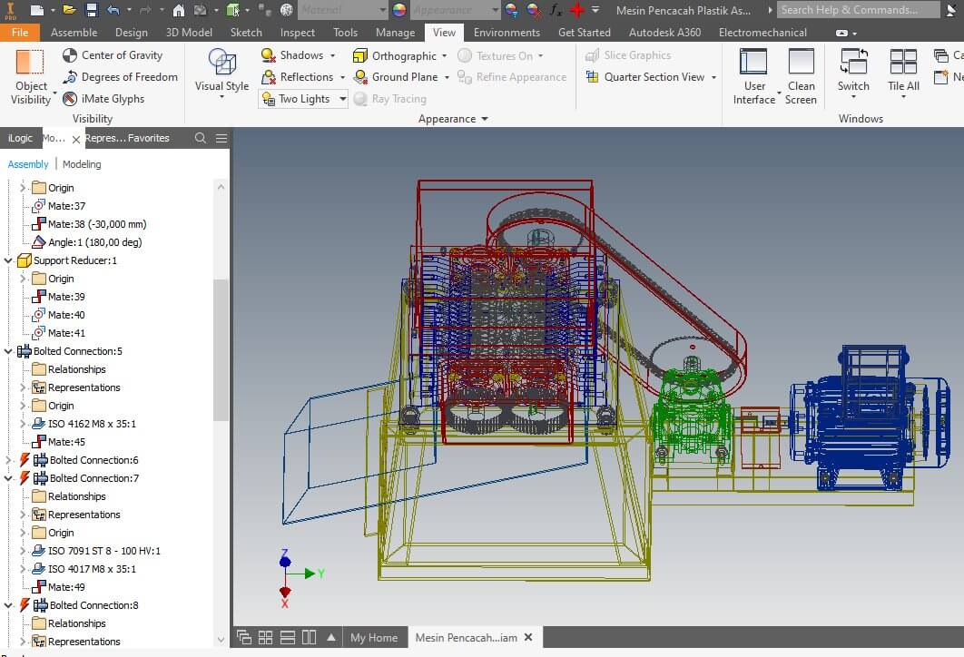 Plastic Crusher Shredder Machine - 3D Model by surf3d