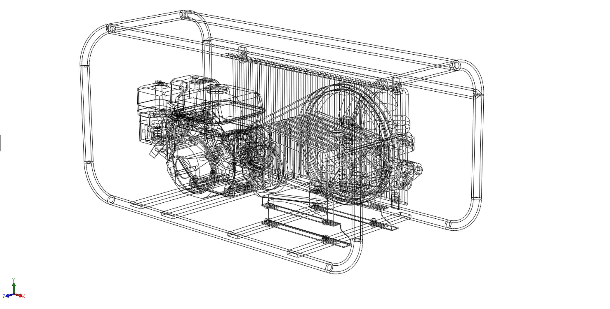 Plunger Pump Petrol Engine Sprayer Pressure Water Car Wash - 3D Model ...