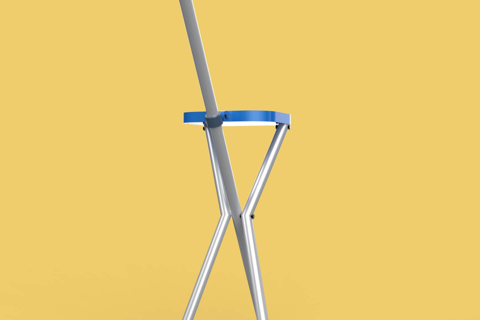 Portable Cane Stick Chair Walker Seat Stool Pole Crutch Fold - 3D Model ...