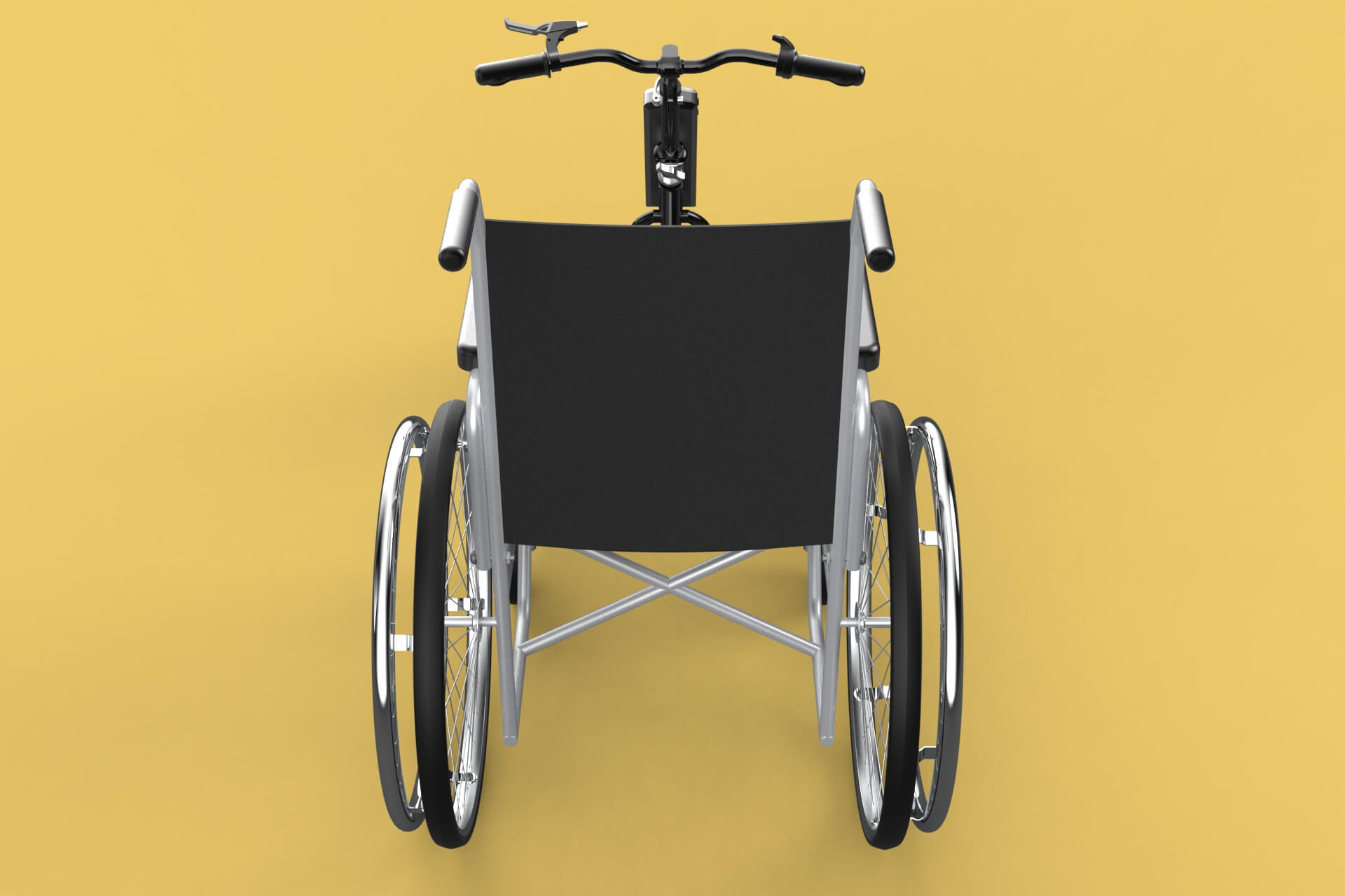 Power Assist Electric Motor Attachment Handcycle Wheelchair - 3D Model ...