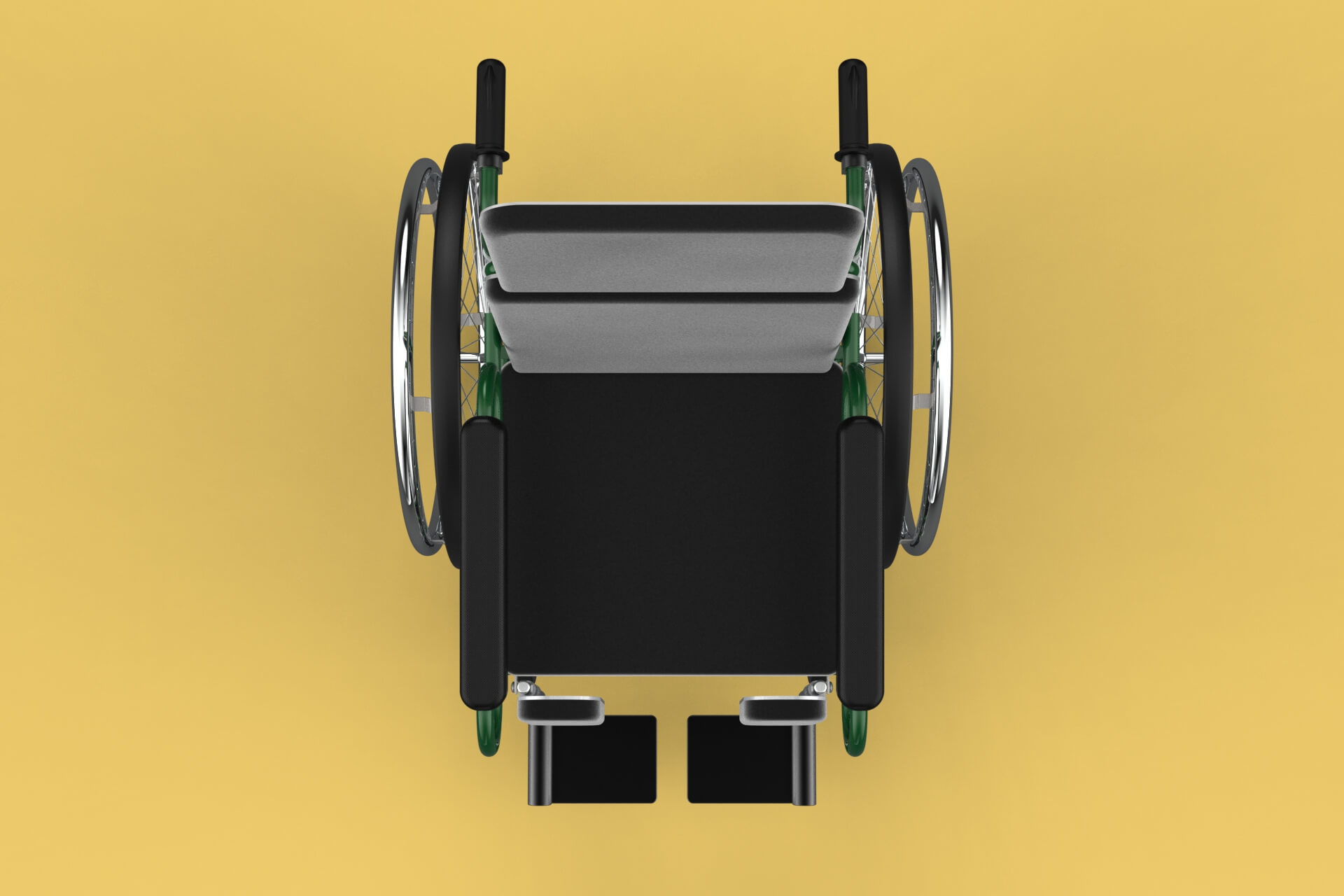 Reclining Recline Tilt Lying Manual Folding Wheelchair Flip - 3D Model ...