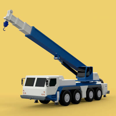 Skp 3D Models | Vehicles | Cranes | RenderHub