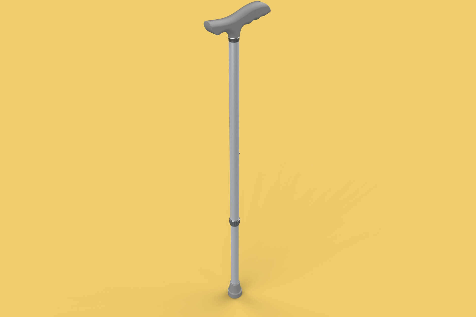 Retractable Walking Aid Elderly Adult Stick Cane Pole Gait - 3D Model ...