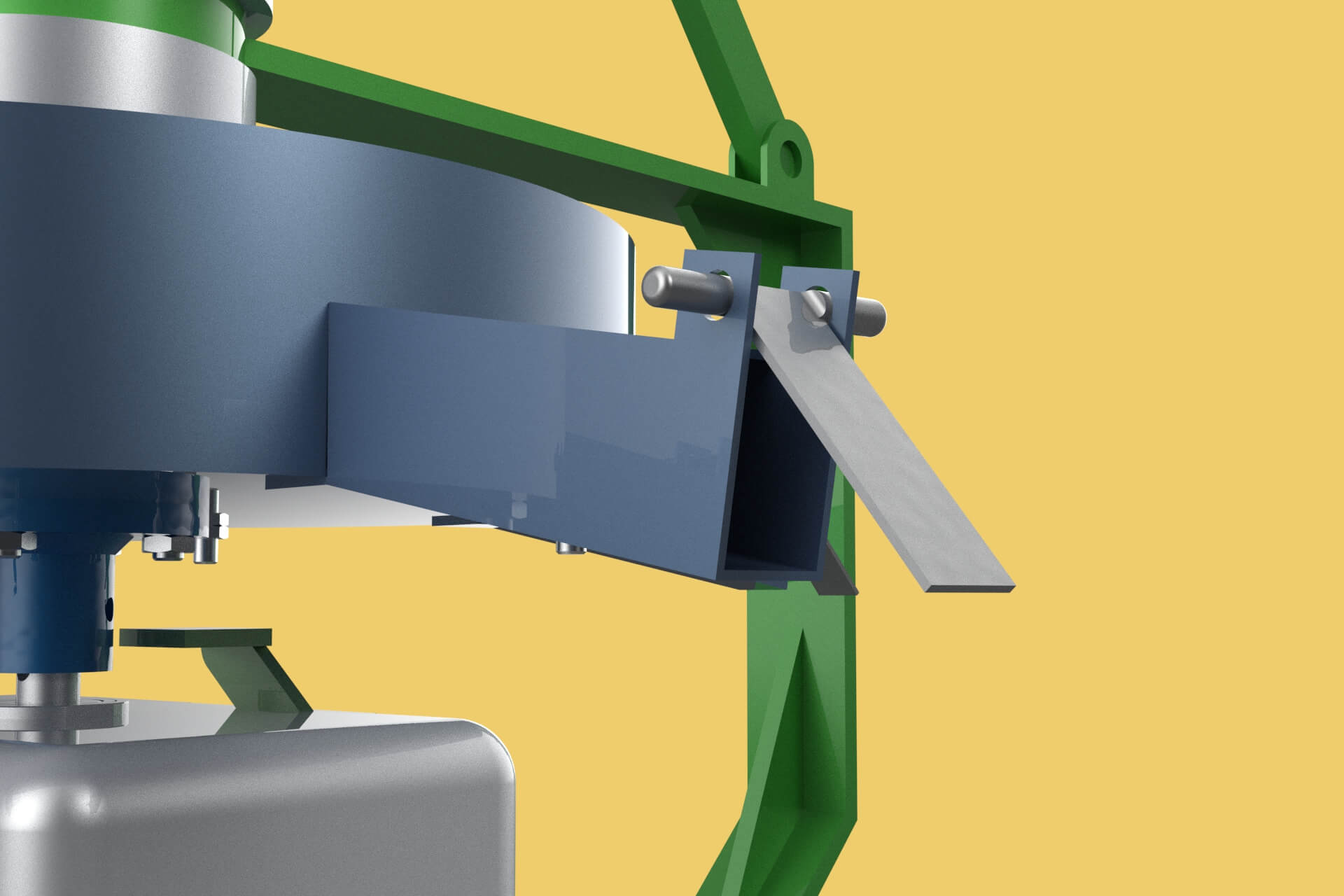 Rotary Centrifugal Fish Feeder Spreader - 3D Model by surf3d