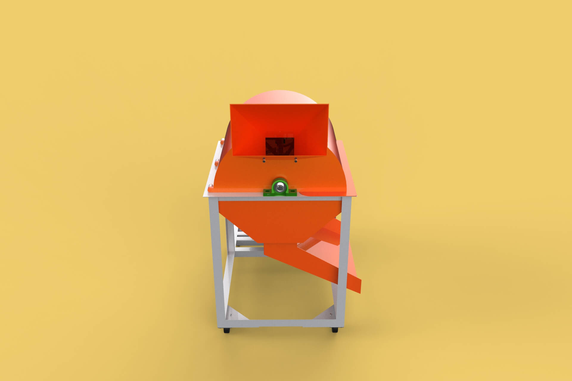 Rubbish Shredder Crusher Machine Waste Garbage Cut Composter - 3D Model ...