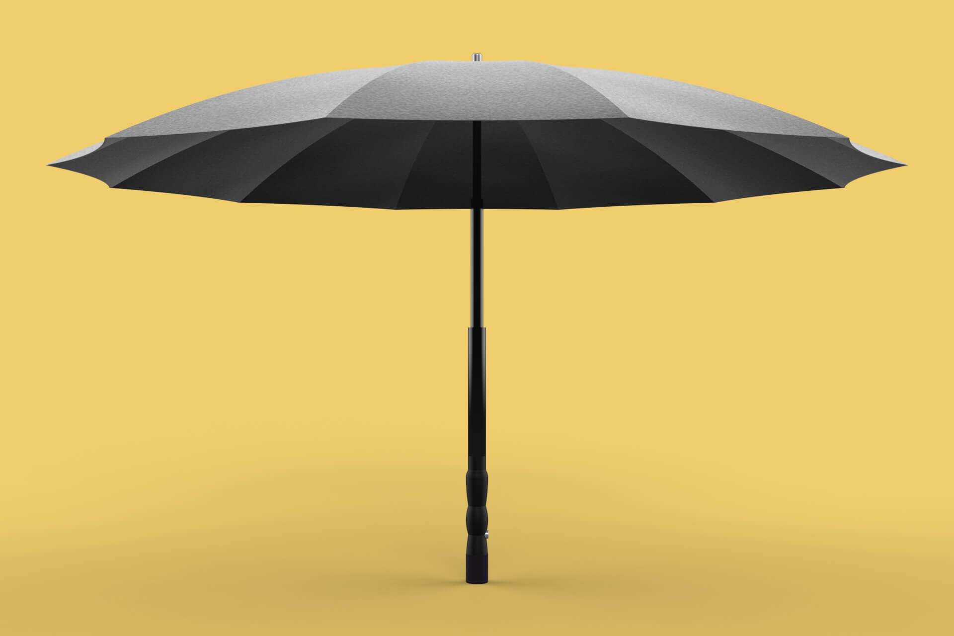 Safety Umbrella Self Defense Finger Hole Grip Flashlight - 3D Model by ...