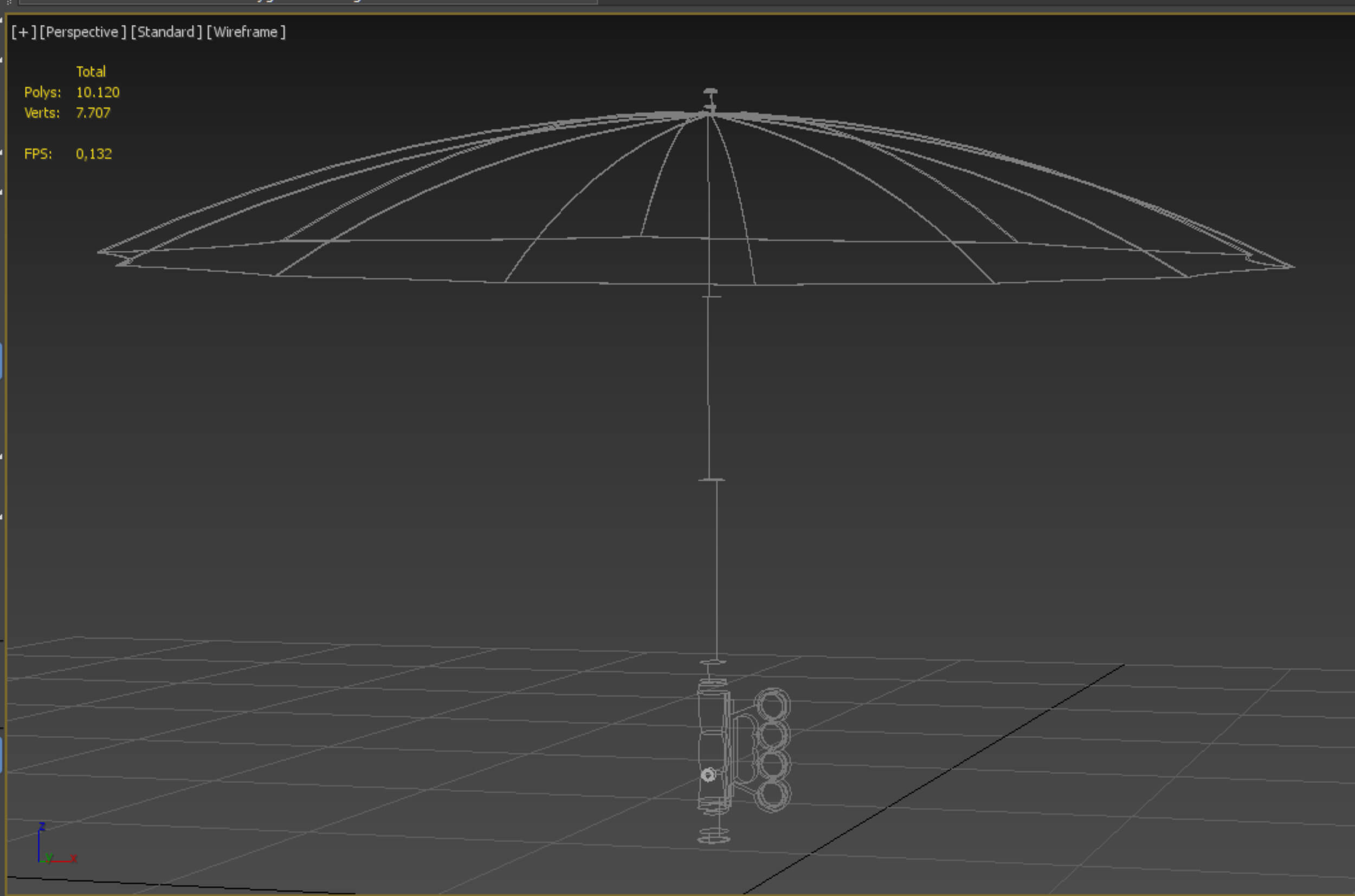 Safety Umbrella Self Defense Finger Hole Grip Flashlight - 3D Model by ...