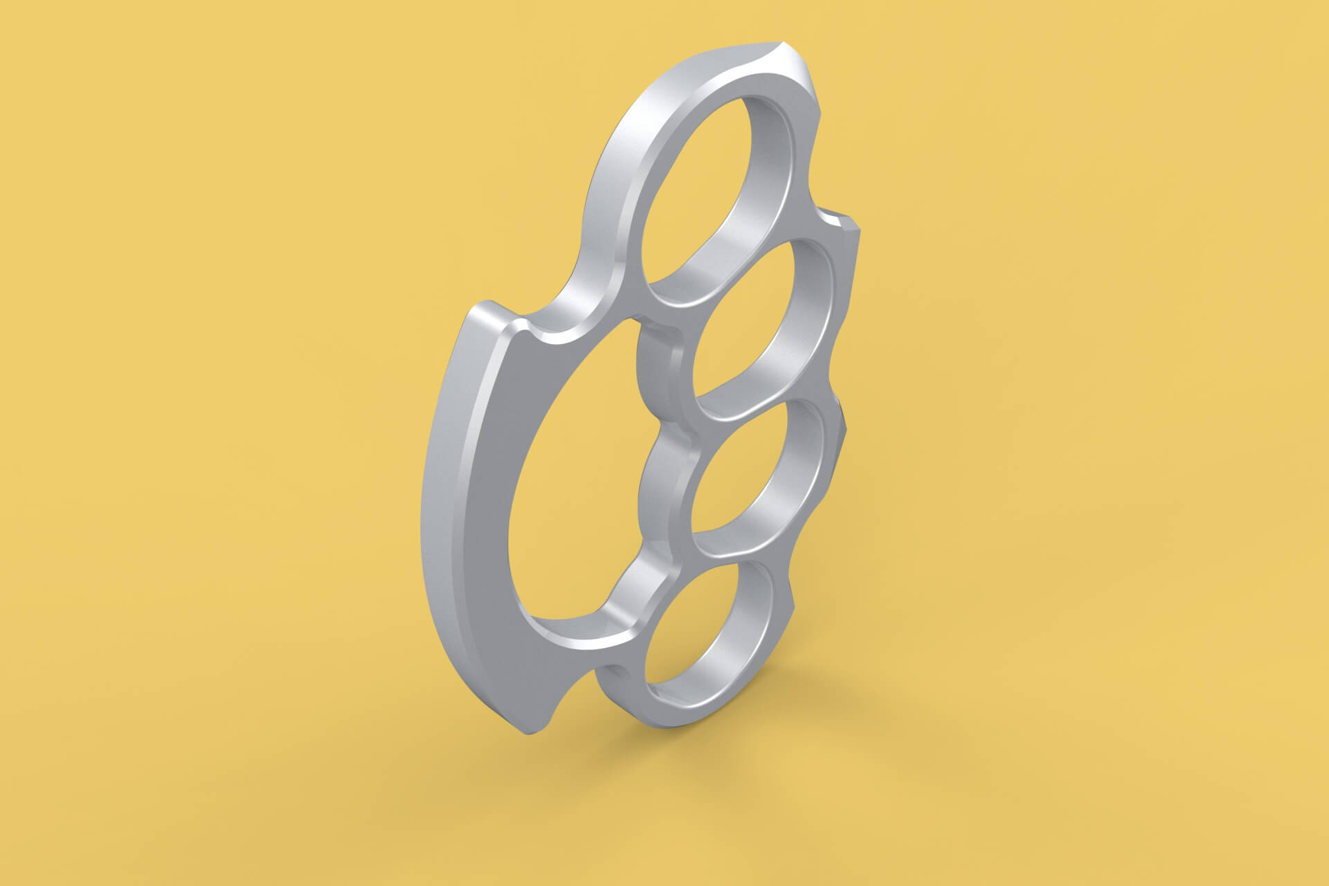 Self Defense Knuckle Duster Brass Knuckles Fist Load Grip - 3D Model by ...