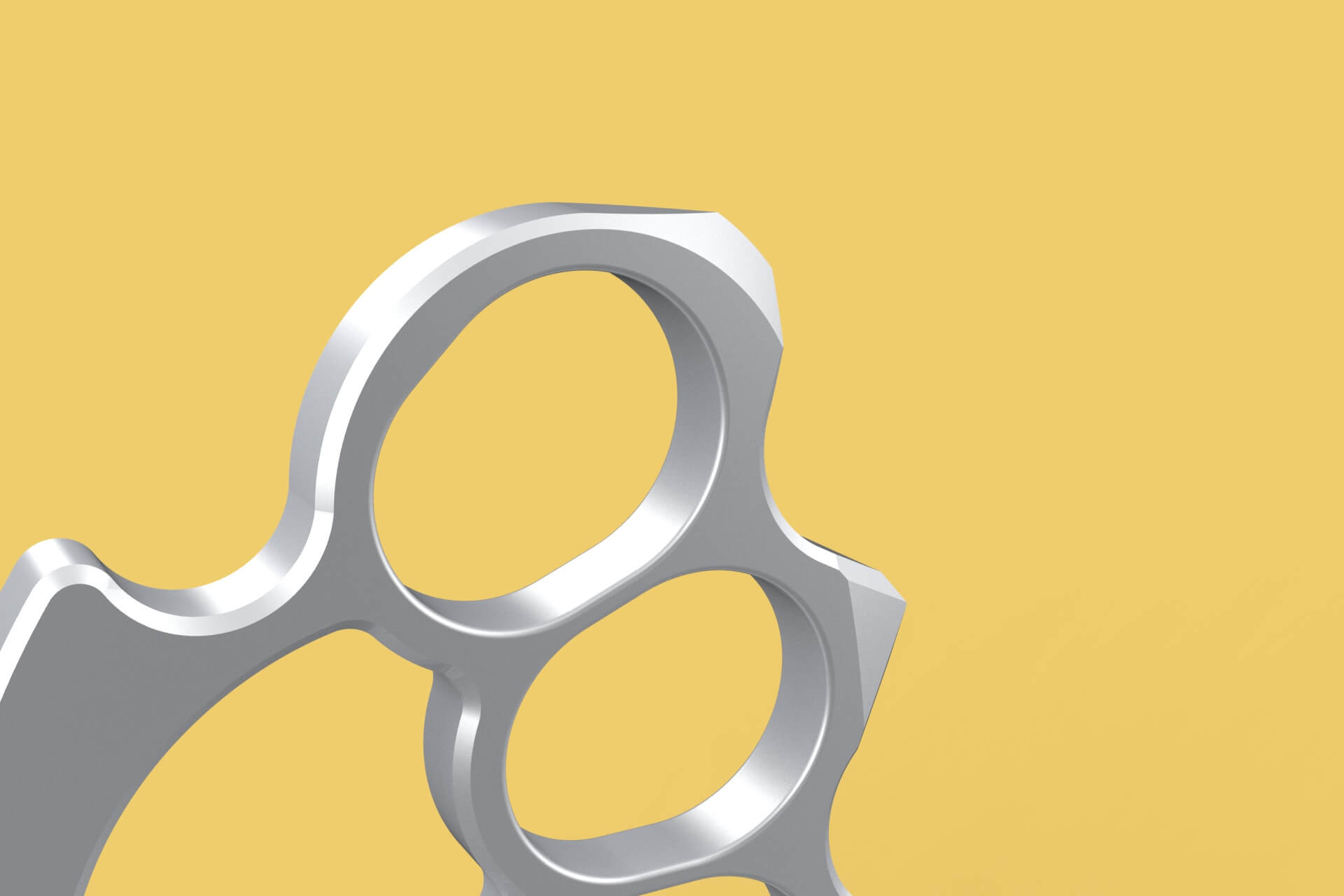 Self Defense Knuckle Duster Brass Knuckles Fist Load Grip - 3D Model by ...