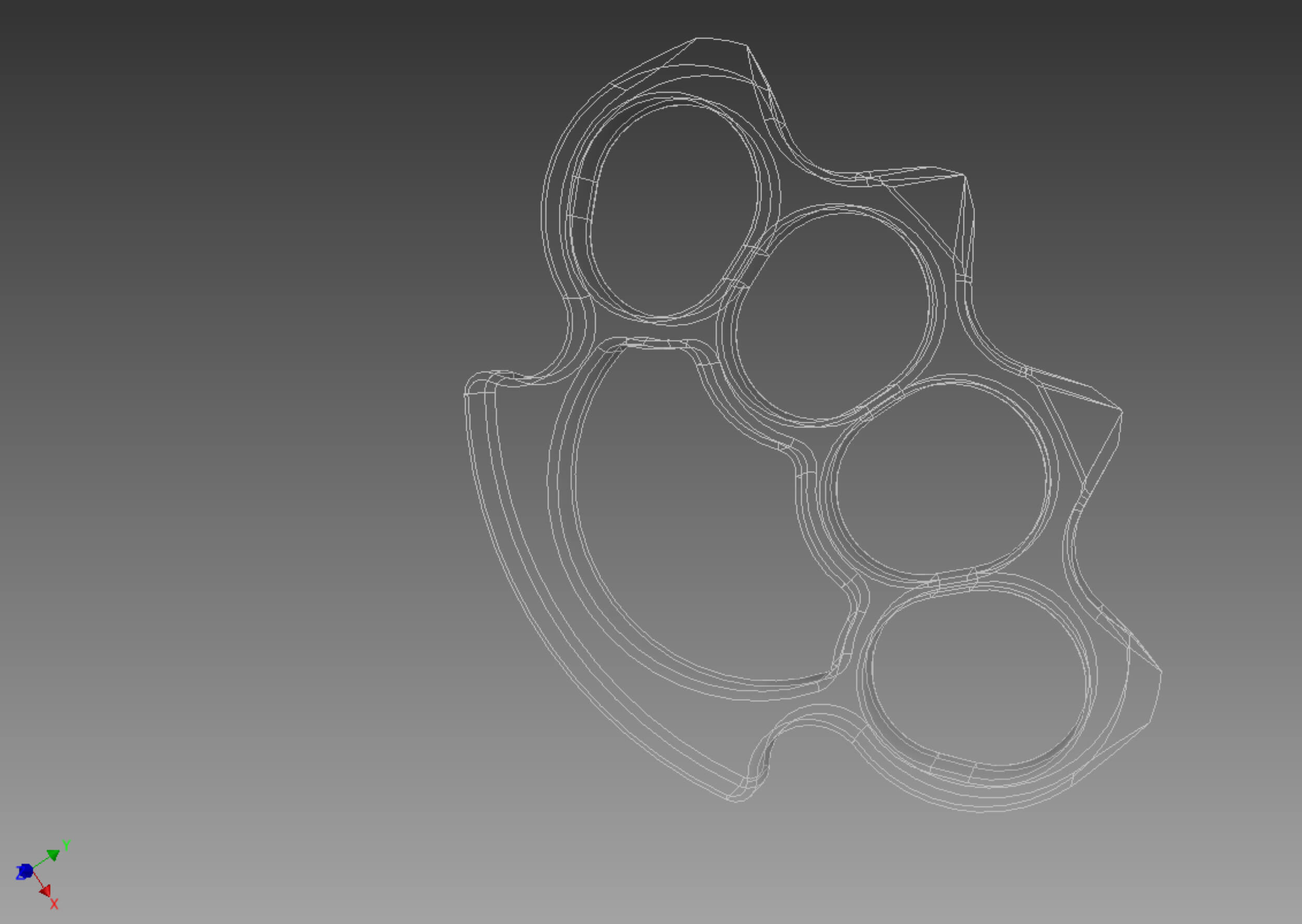 Self Defense Knuckle Duster Brass Knuckles Fist Load Grip - 3D Model by ...