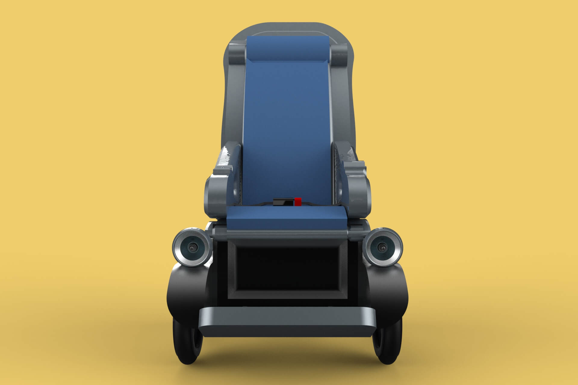 Self-Driving Smart Electric Wheelchair Autonomous Robot Cart 3D Model ...