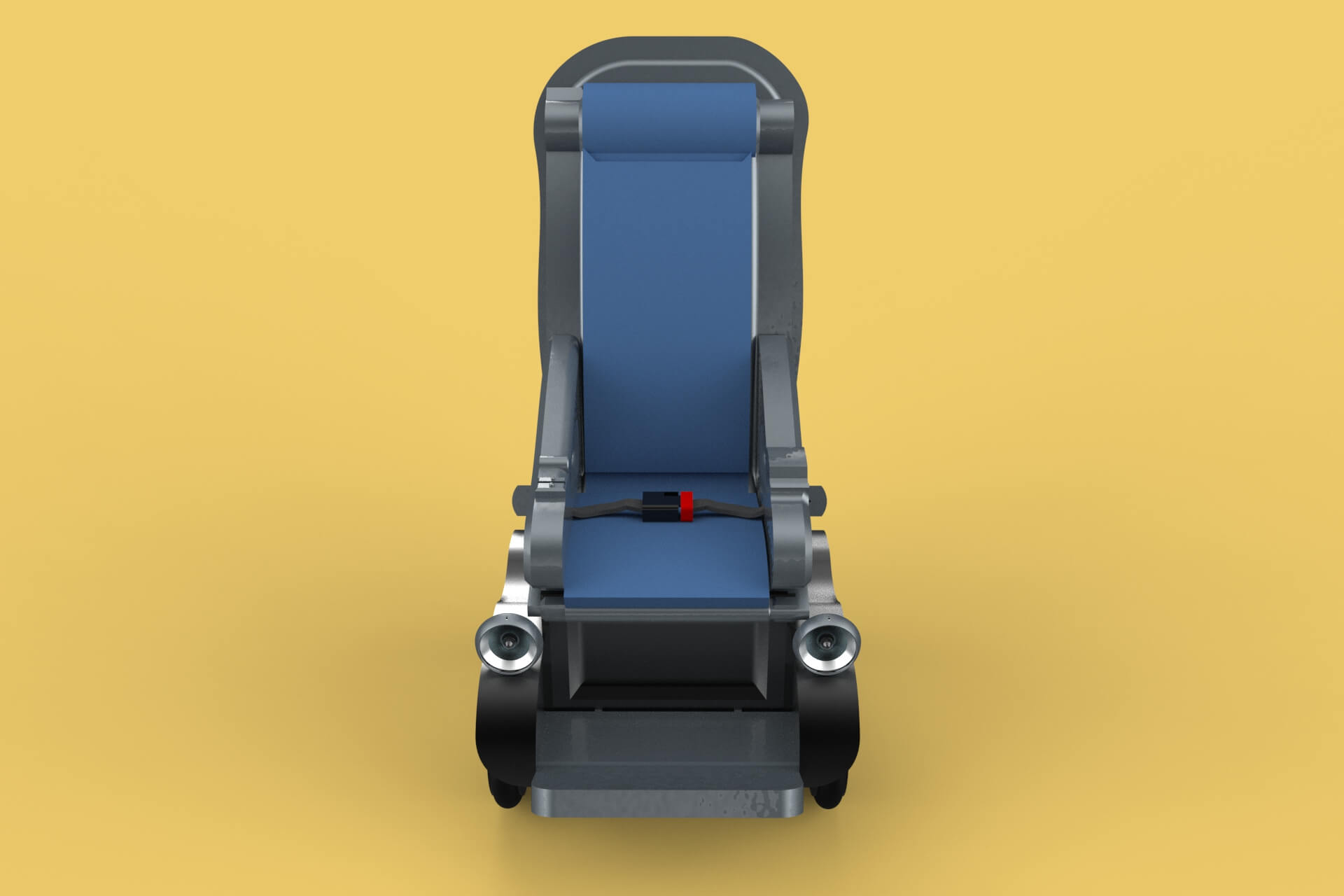 Self-Driving Smart Electric Wheelchair Autonomous Robot Cart 3D Model ...