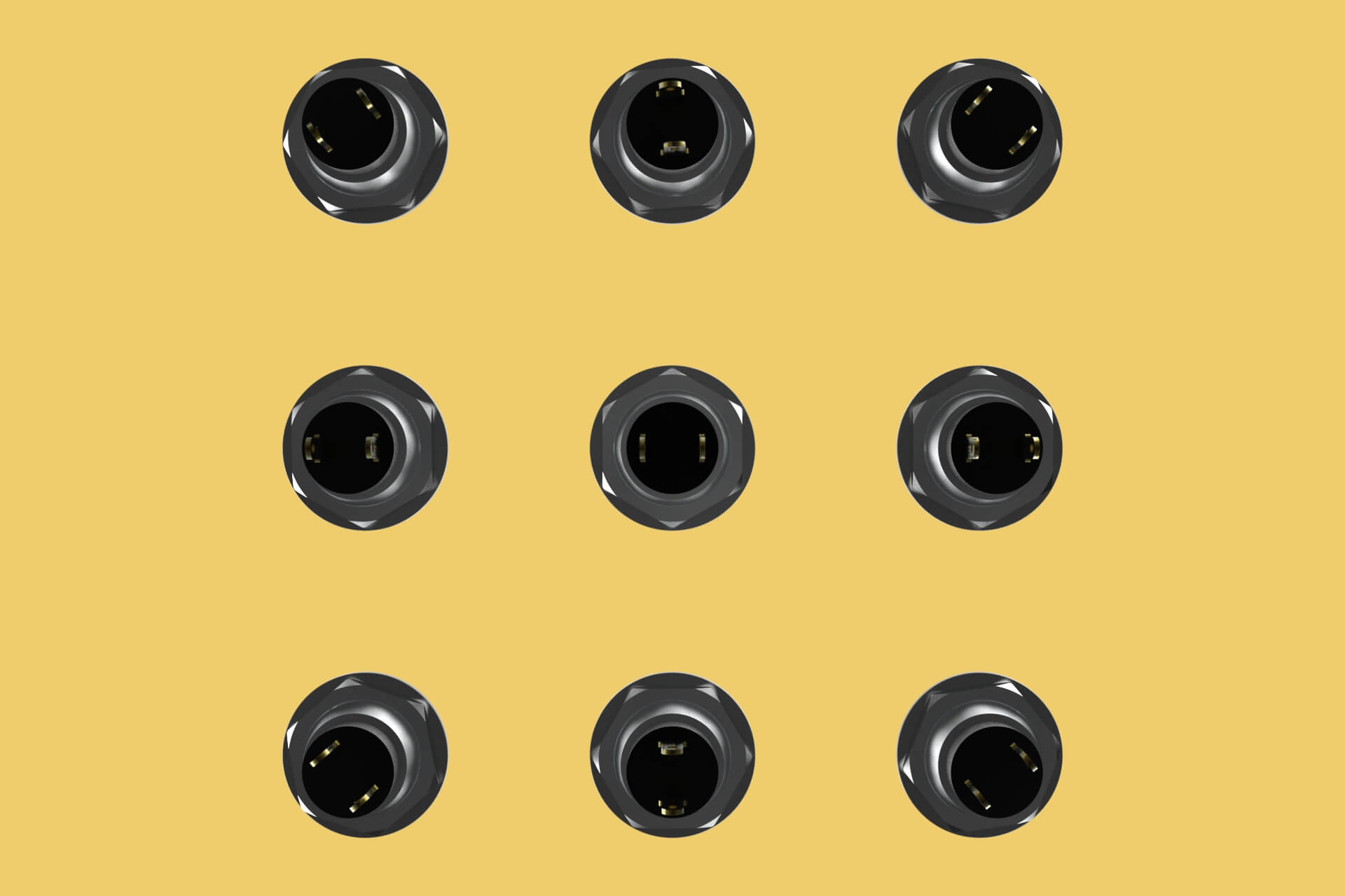 Set Colorful Push Button Momentary Self Reset Press Switch 3 - 3D Model ...